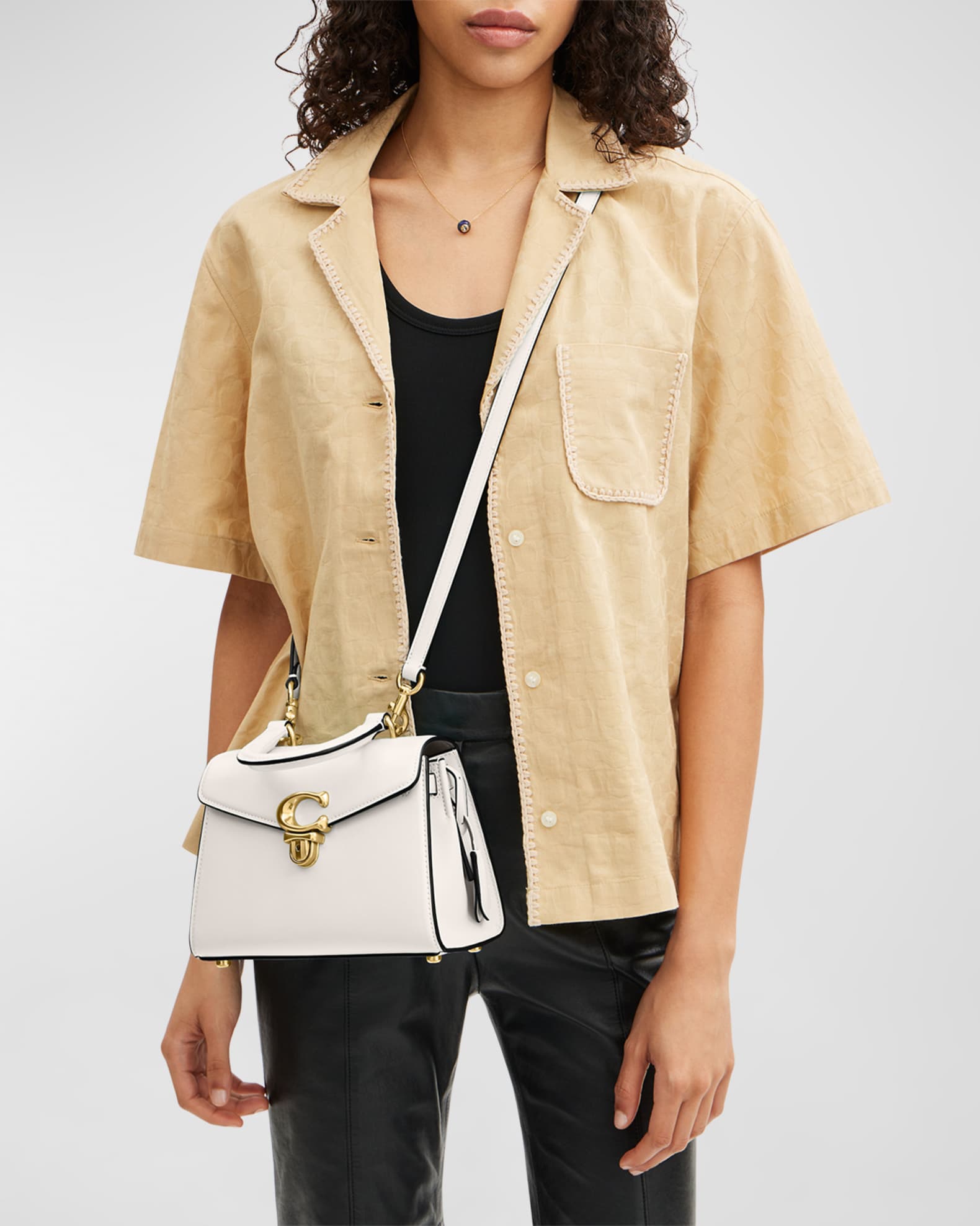 Coach Sammy 21 Luxe Leather Top-Handle Bag | Neiman Marcus