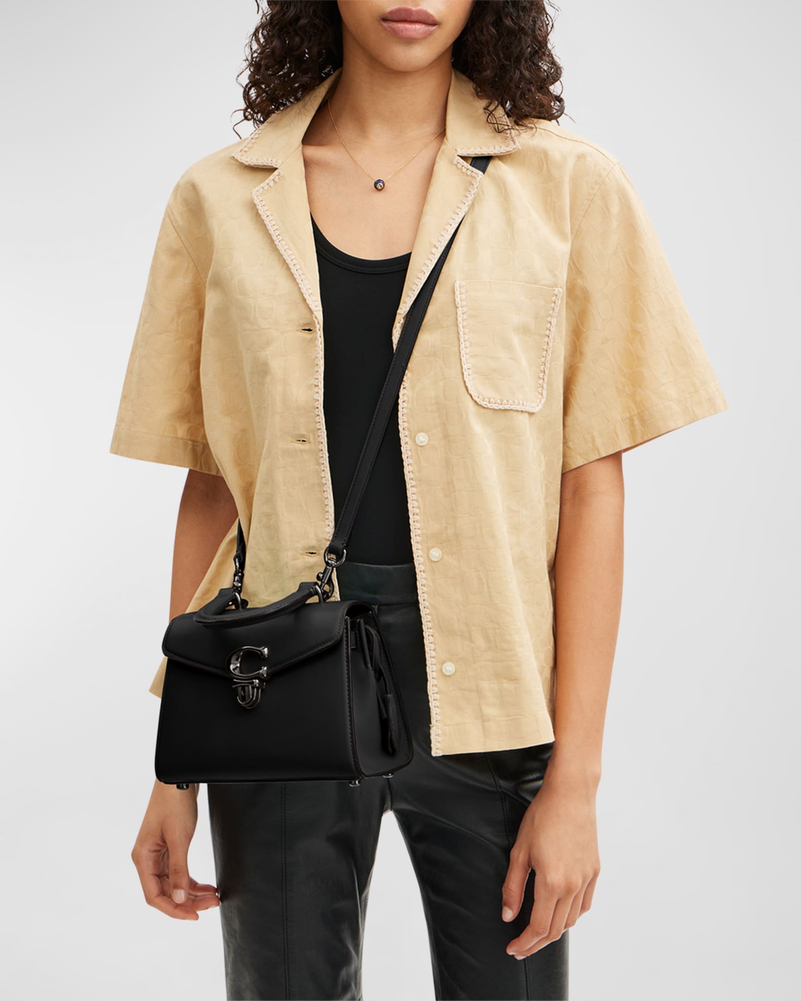 Coach Sammy 21 Luxe Leather Top-Handle Bag | Neiman Marcus