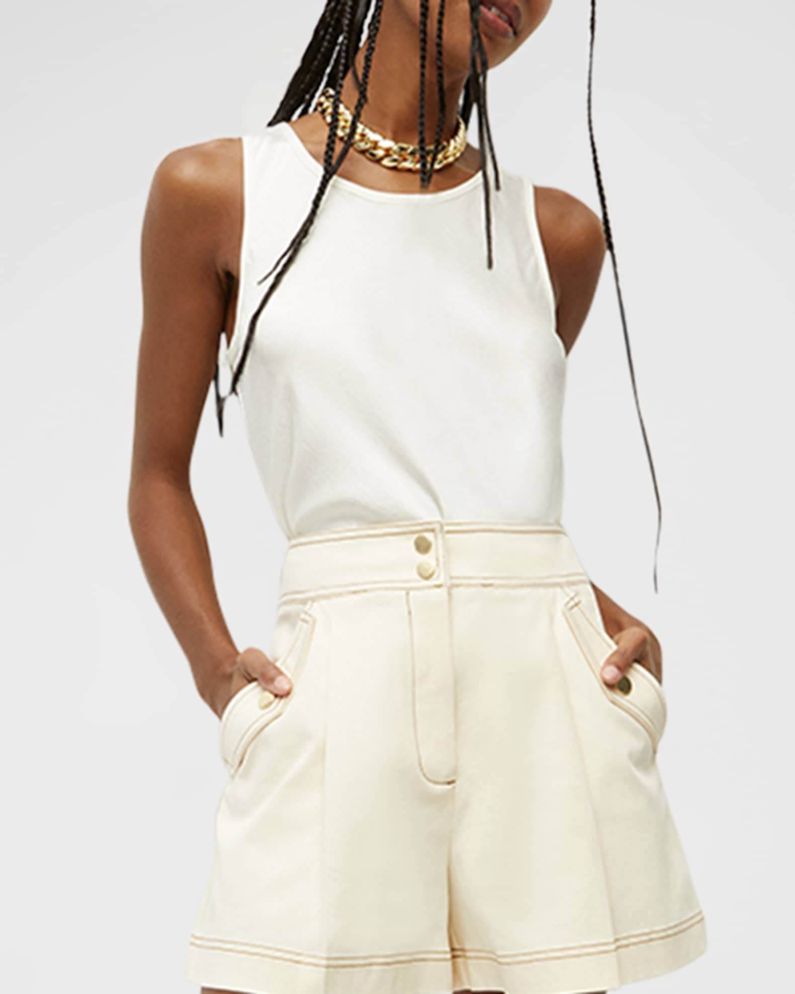 Veronica Beard Sabrina Tank Top | Neiman Marcus