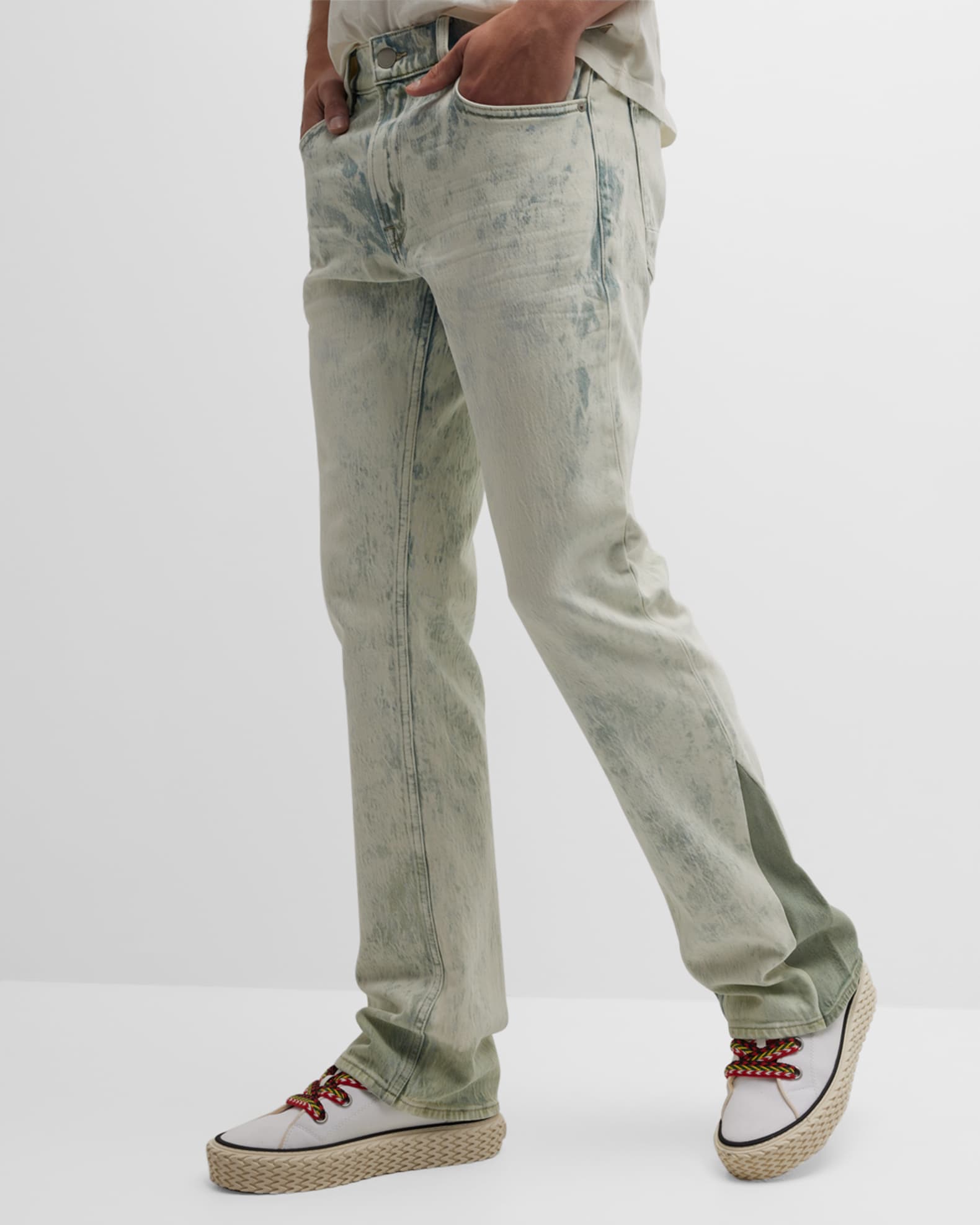 Hudson Men's Walker Kick Flare Jeans | Neiman Marcus
