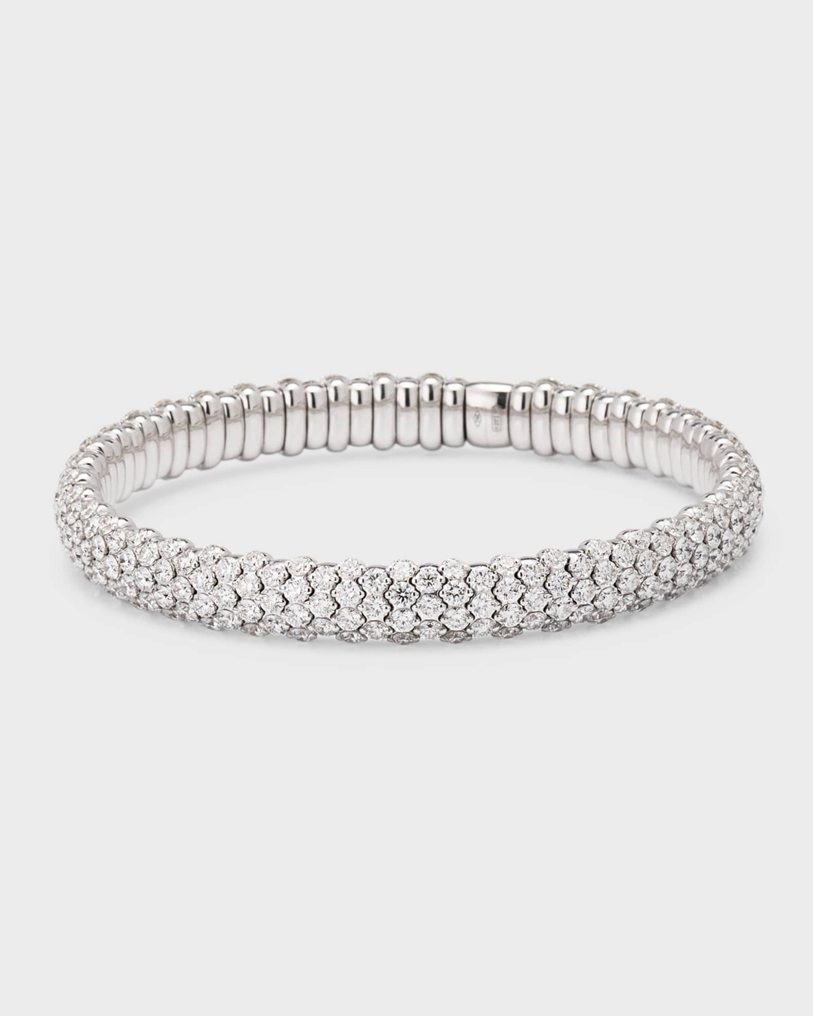 ZYDO 18k White Gold Diamond Bracelet | Neiman Marcus