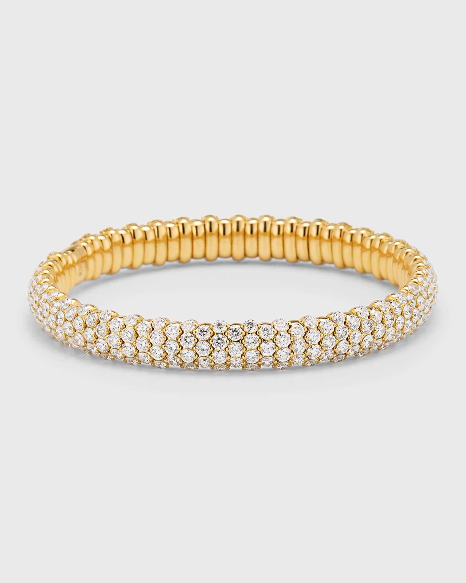 ZYDO 18K Yellow Gold Diamond Stretch Bracelet | Neiman Marcus