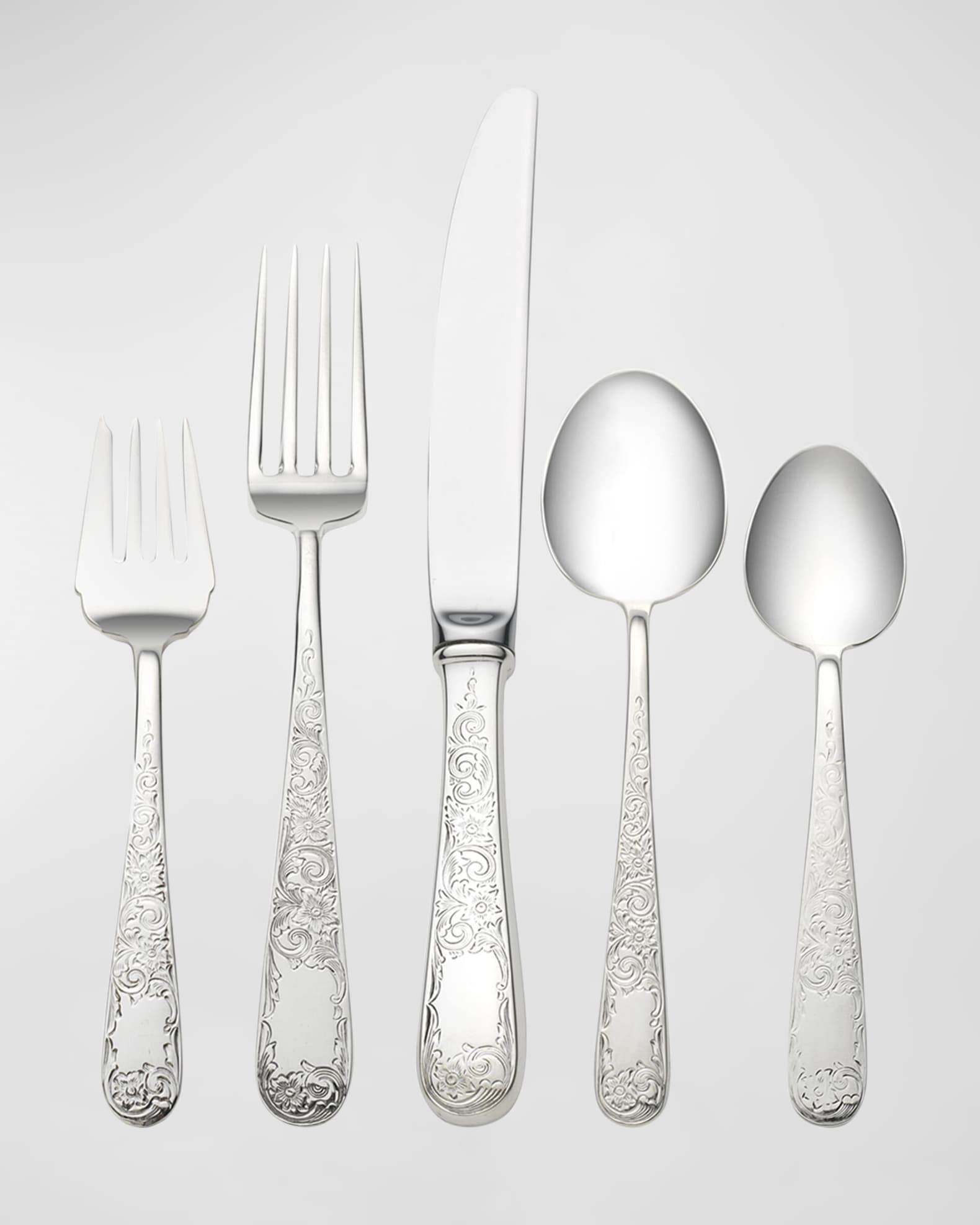 Kirk Stieff Old Maryland Engraved 5-Piece Flatware Set | Neiman Marcus