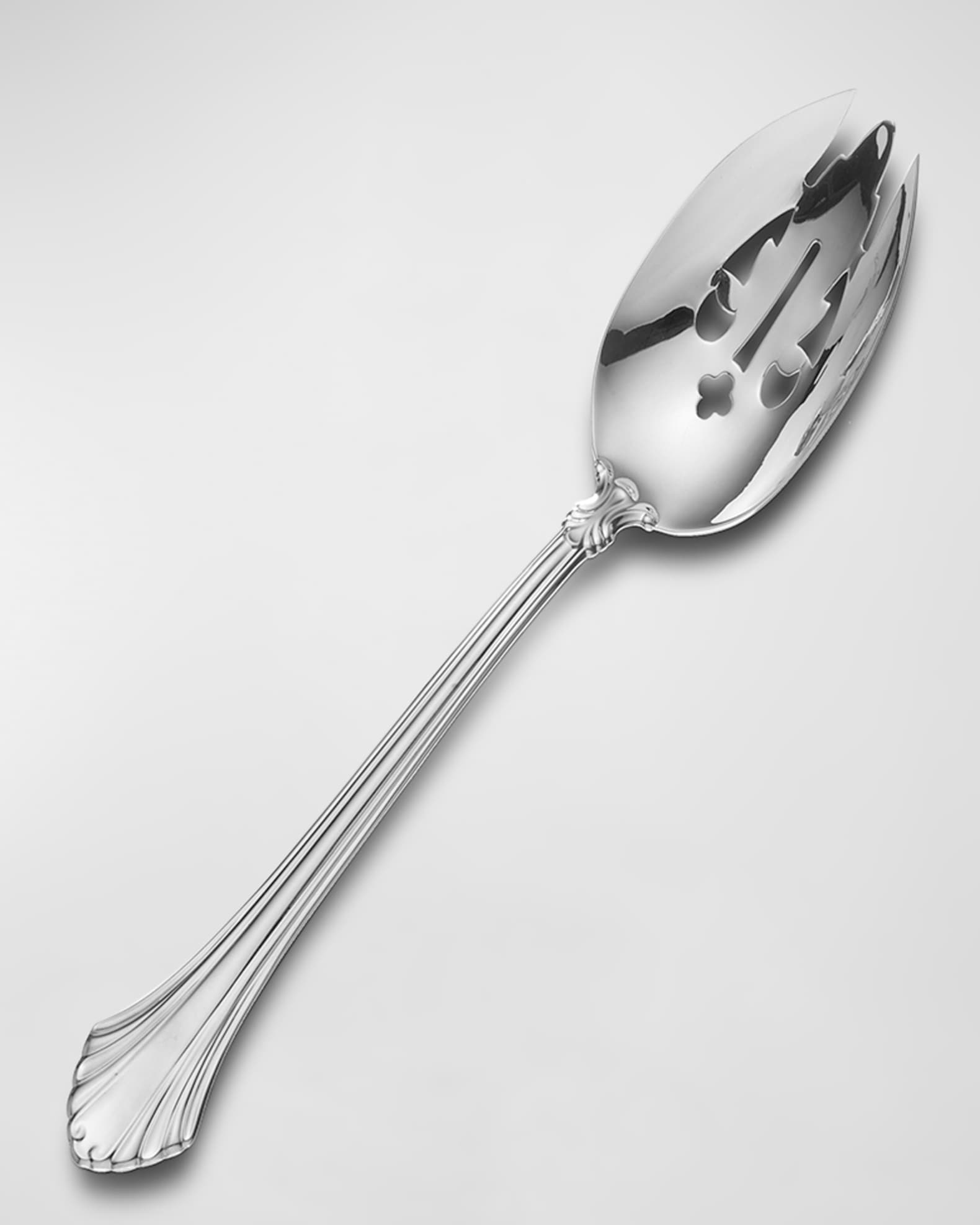 Wallace Silversmiths French Regency Pierced Tablespoon | Neiman Marcus