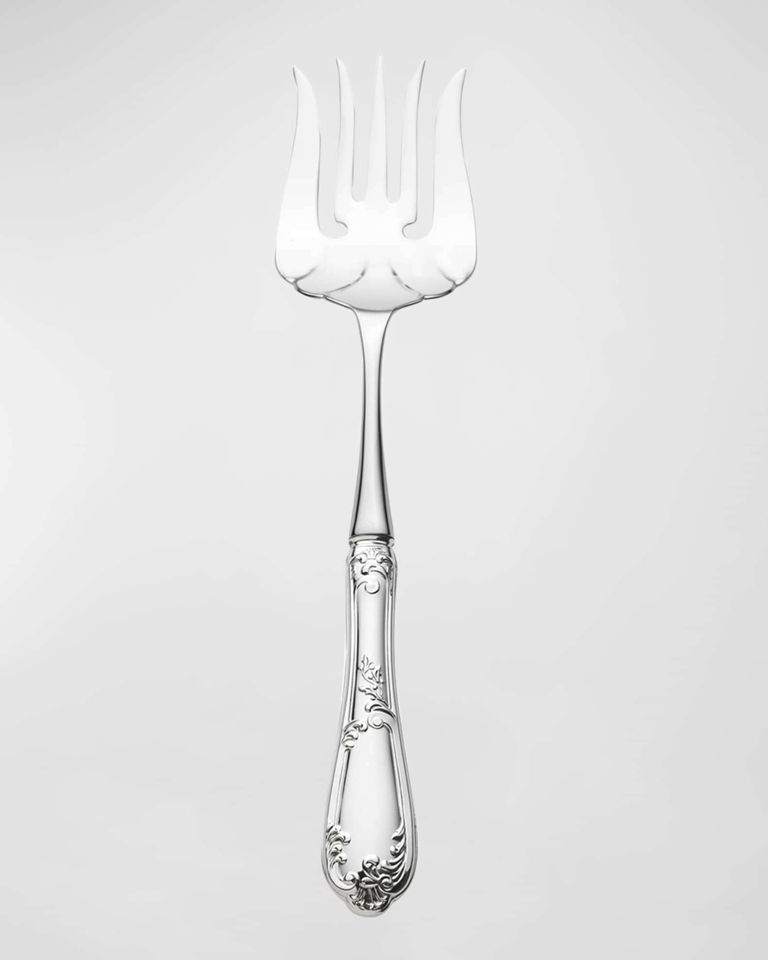 Wallace Silversmiths Venezia Large Serving Fork, Hollow Handle | Neiman ...