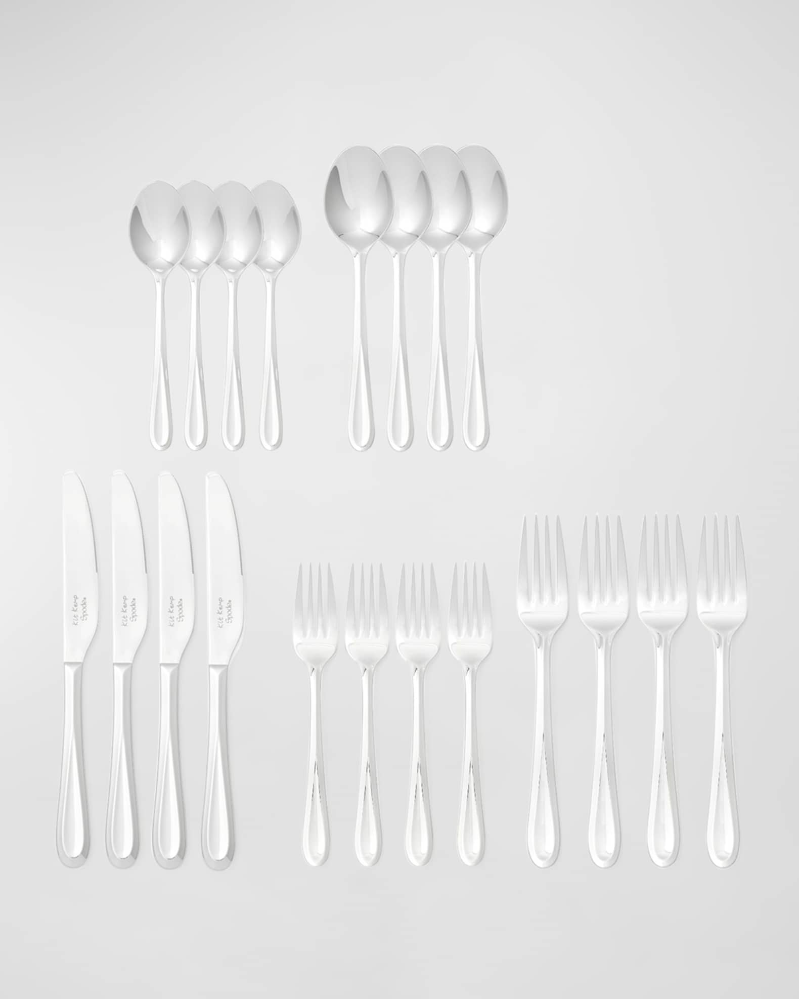 Kit Kemp for Spode Scoop 20-Piece Cutlery Set | Neiman Marcus