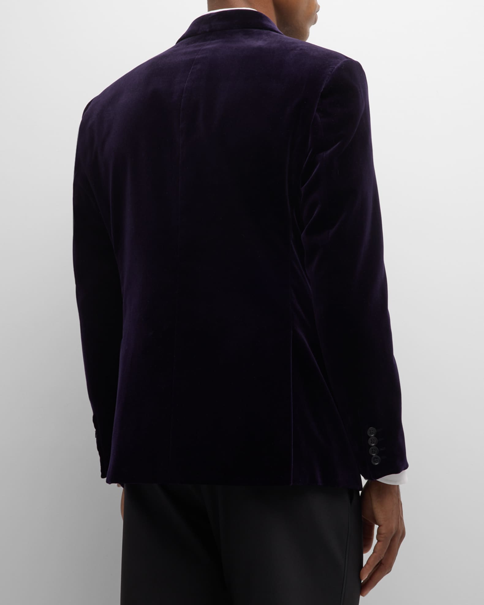 Emporio Armani Men's Velvet Dinner Jacket | Neiman Marcus