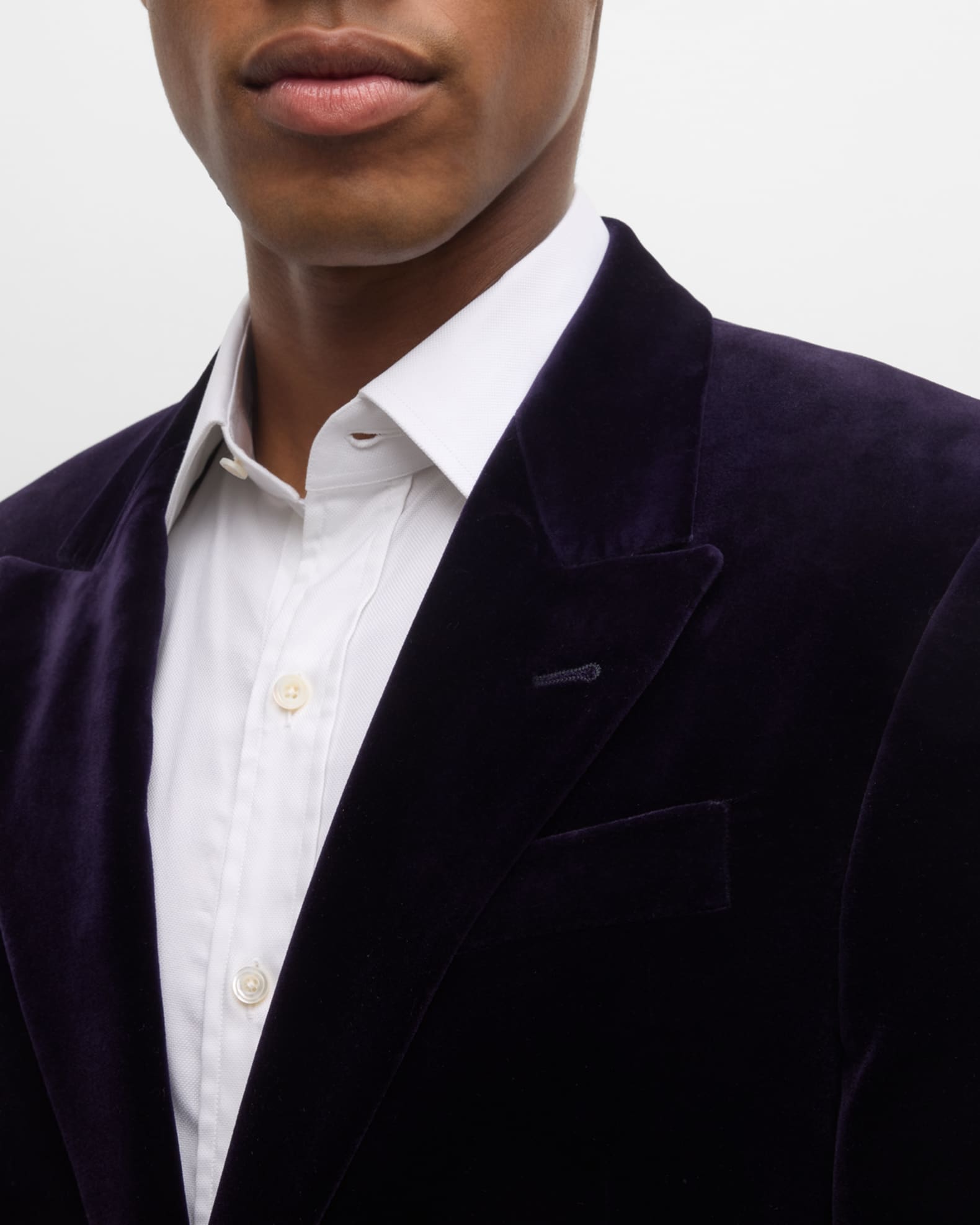Emporio Armani Men's Velvet Dinner Jacket | Neiman Marcus