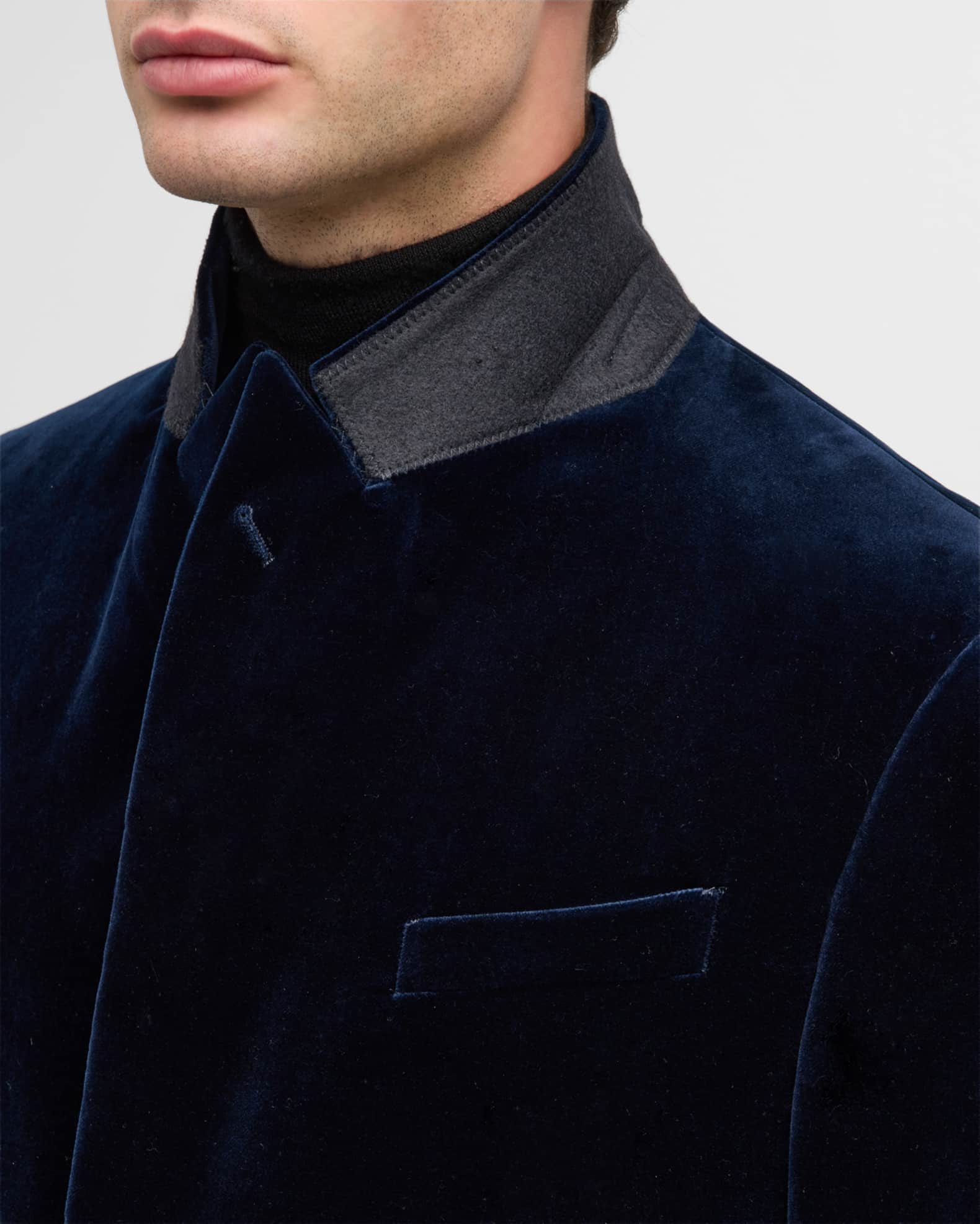 Emporio Armani Men's Velvet Dinner Jacket | Neiman Marcus