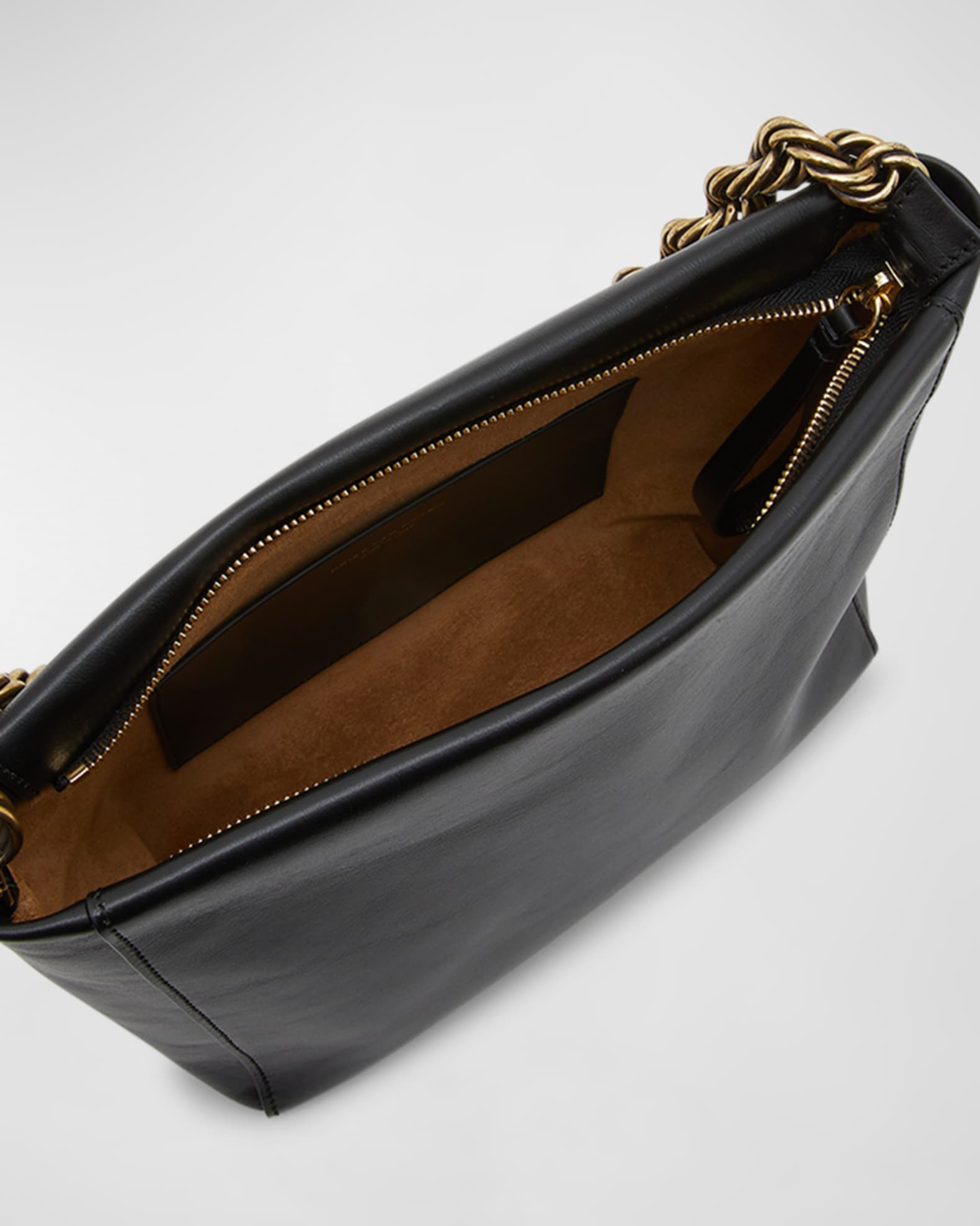 Dries Van Noten Chain Zip Leather Tote Bag | Neiman Marcus