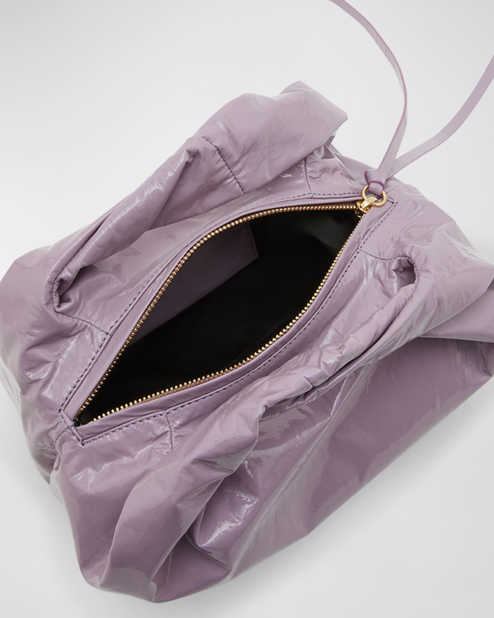 Small Twisted Leather Top-Handle Bag | Neiman Marcus