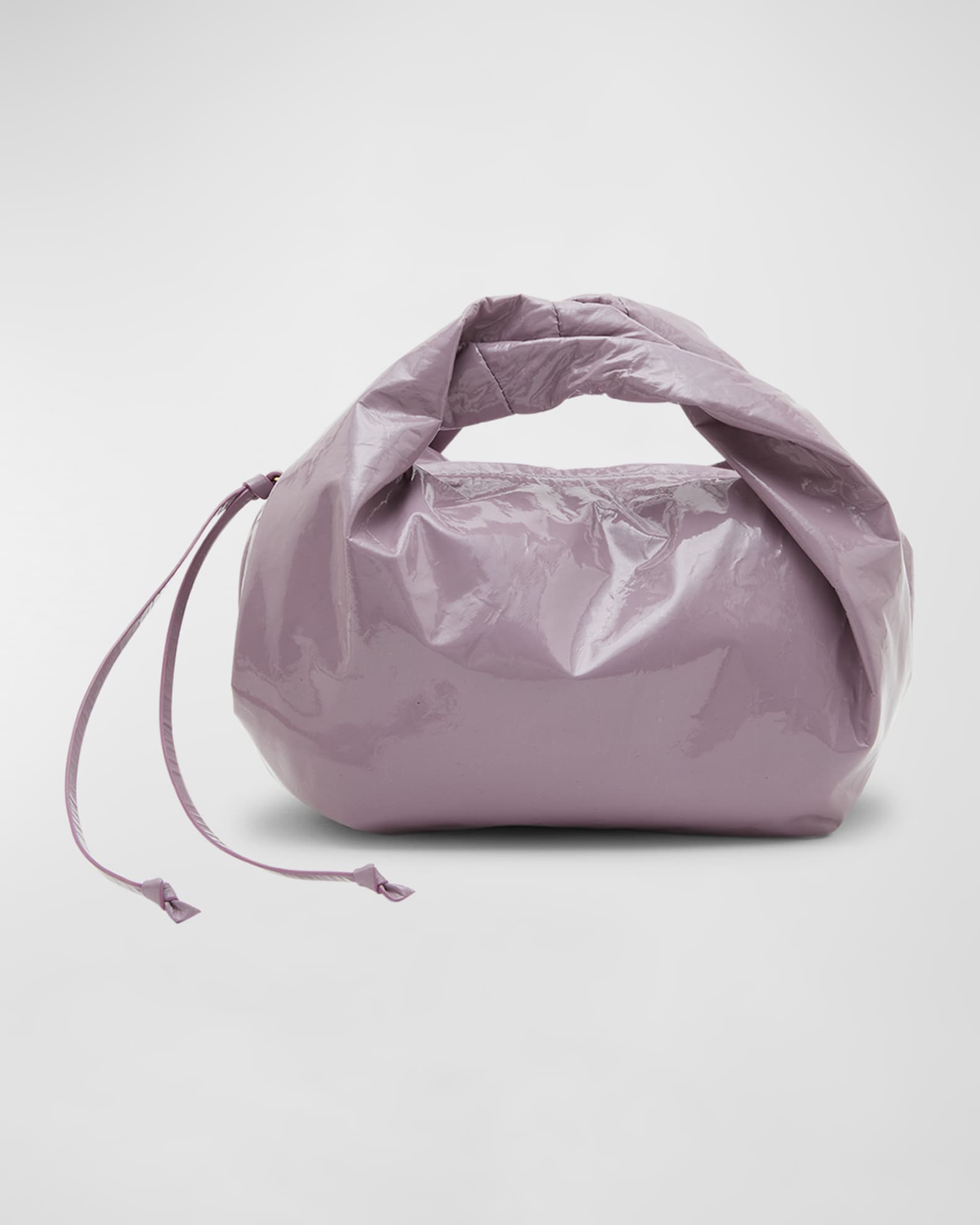 Small Twisted Leather Top-Handle Bag | Neiman Marcus