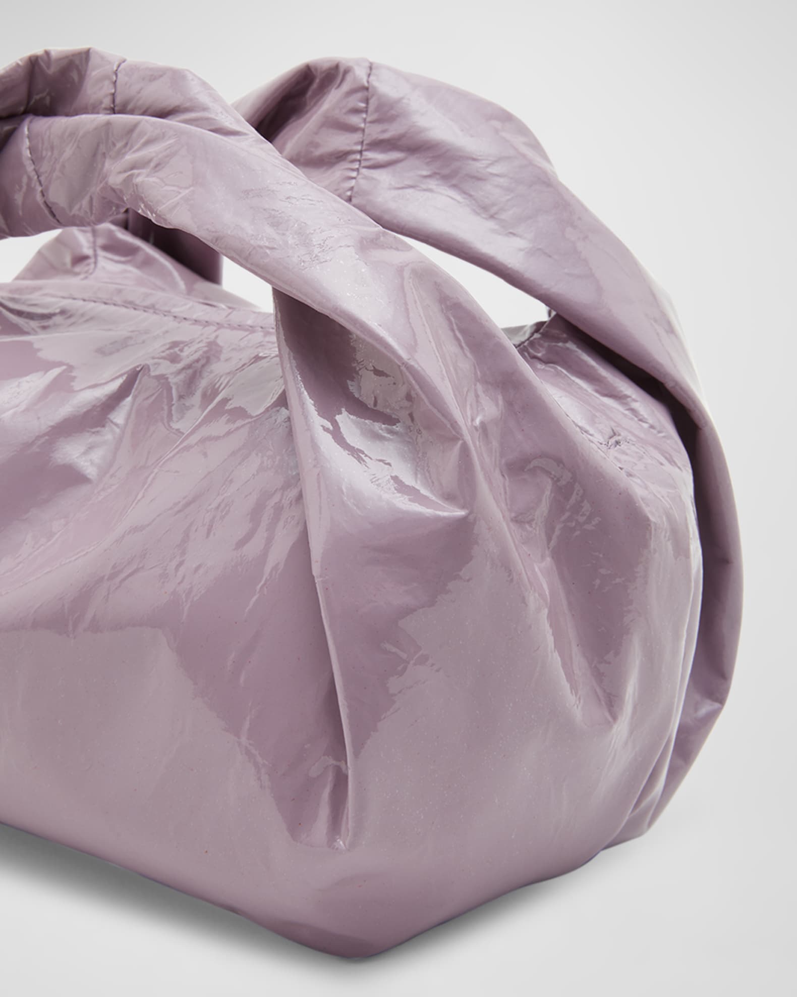Small Twisted Leather Top-Handle Bag | Neiman Marcus