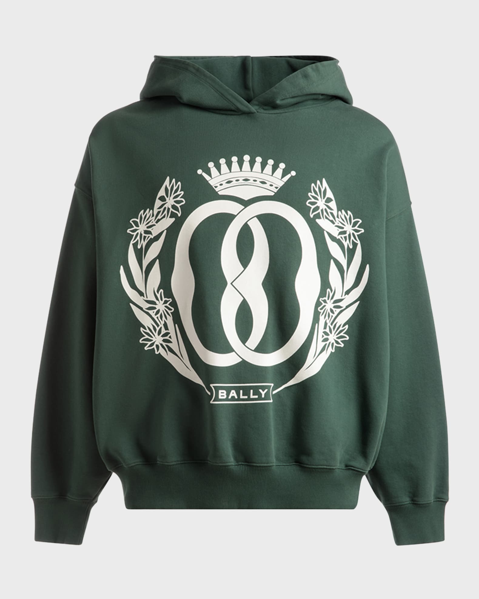 Bally Men's XL Crest Logo Hoodie | Neiman Marcus