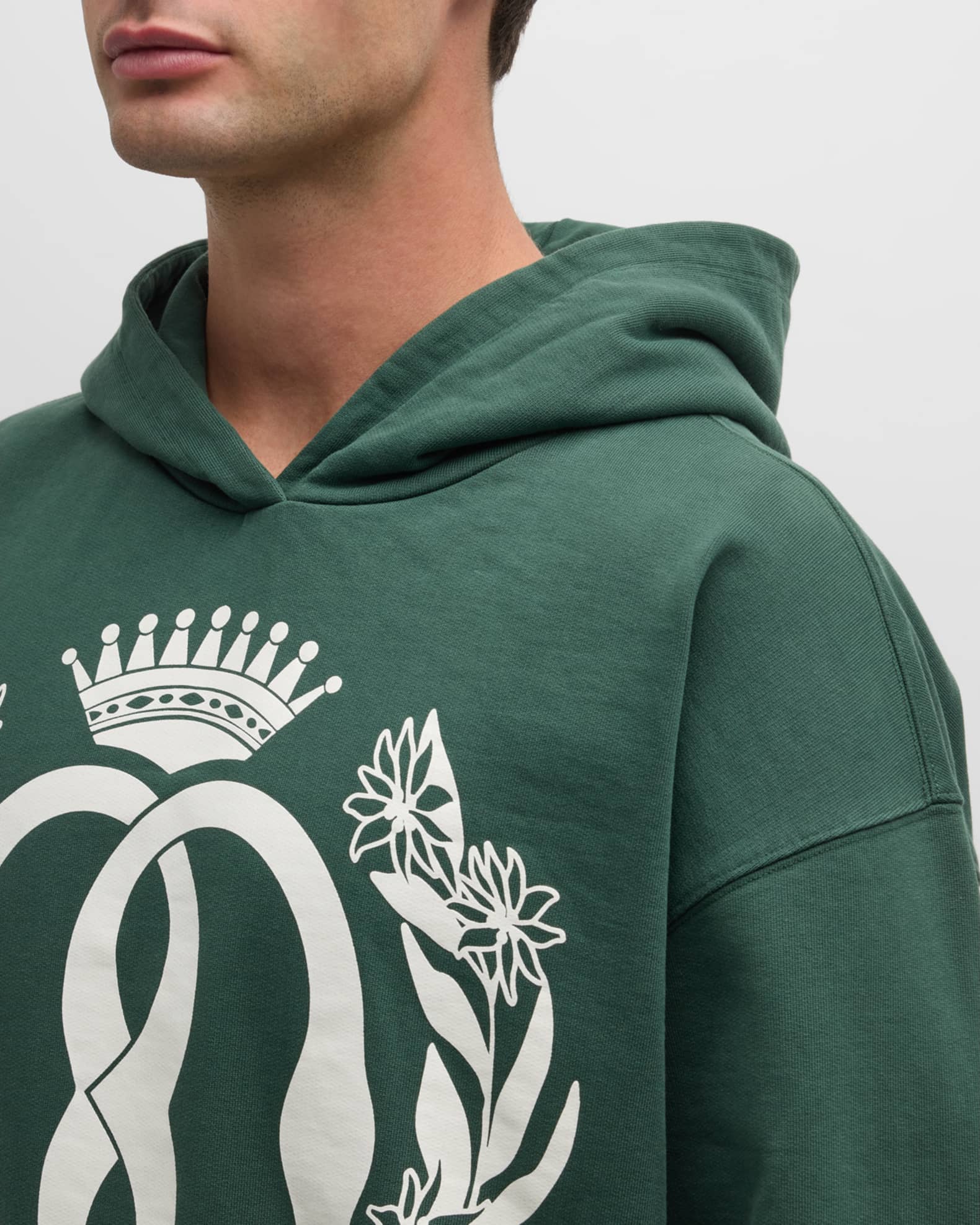 Bally Men's XL Crest Logo Hoodie | Neiman Marcus