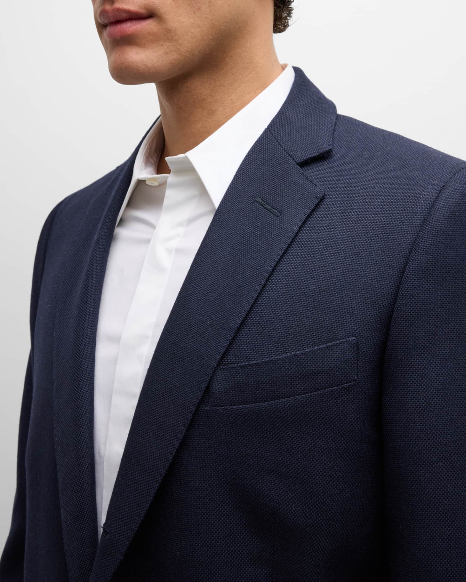 Bally Men's Textured Wool Blazer | Neiman Marcus