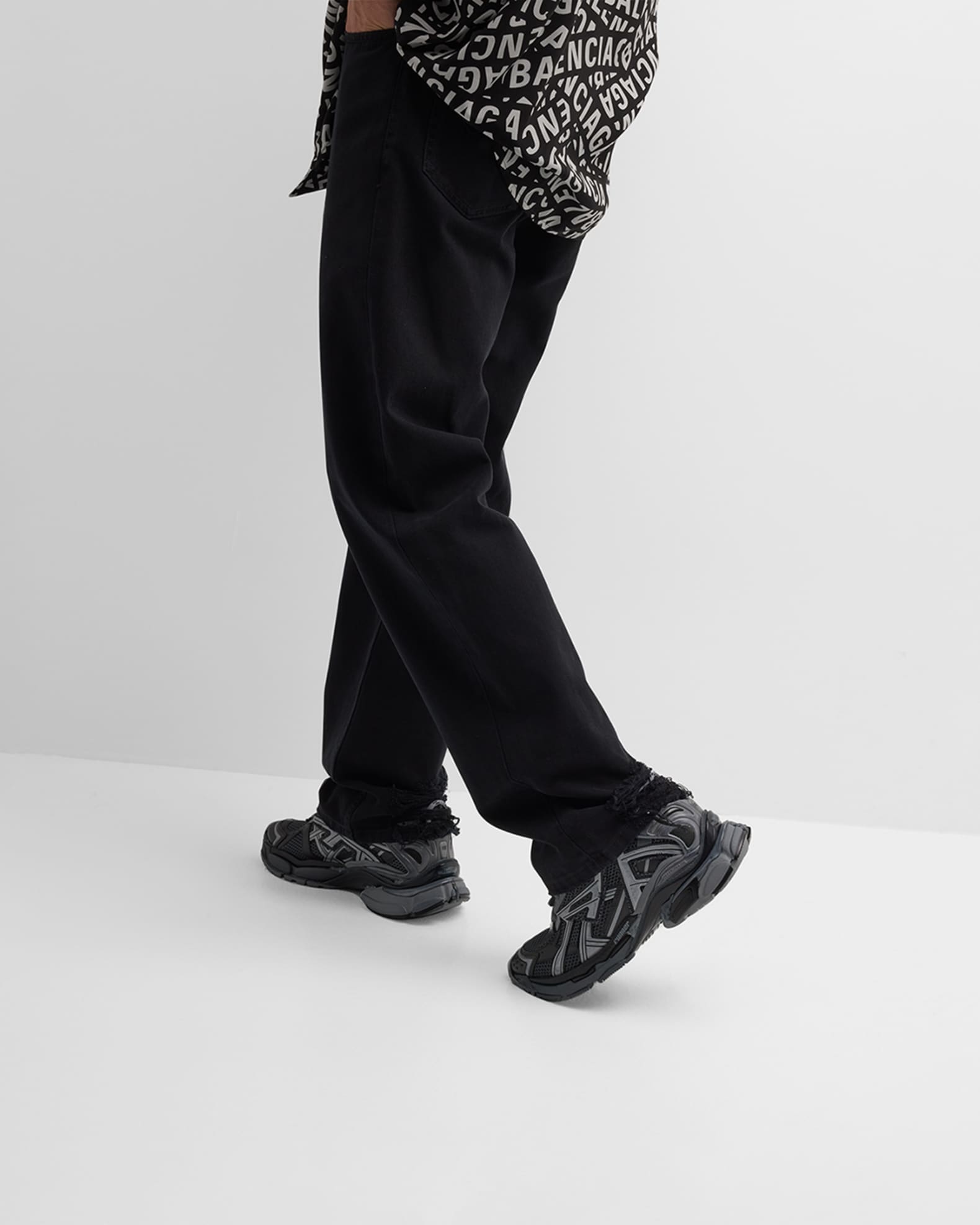 Balenciaga Men's Runner Sneakers | Neiman Marcus
