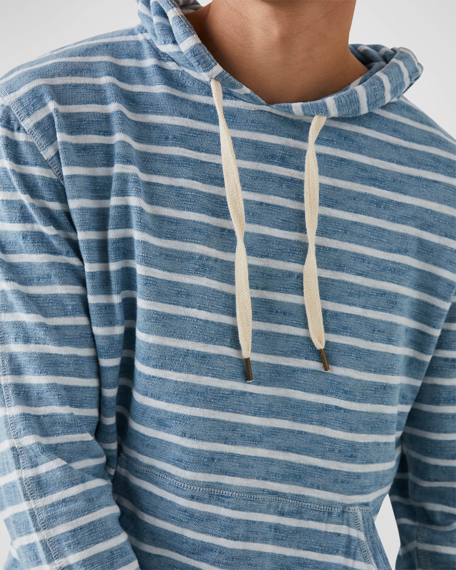Rails Men's Striped Cotton Hoodie | Neiman Marcus