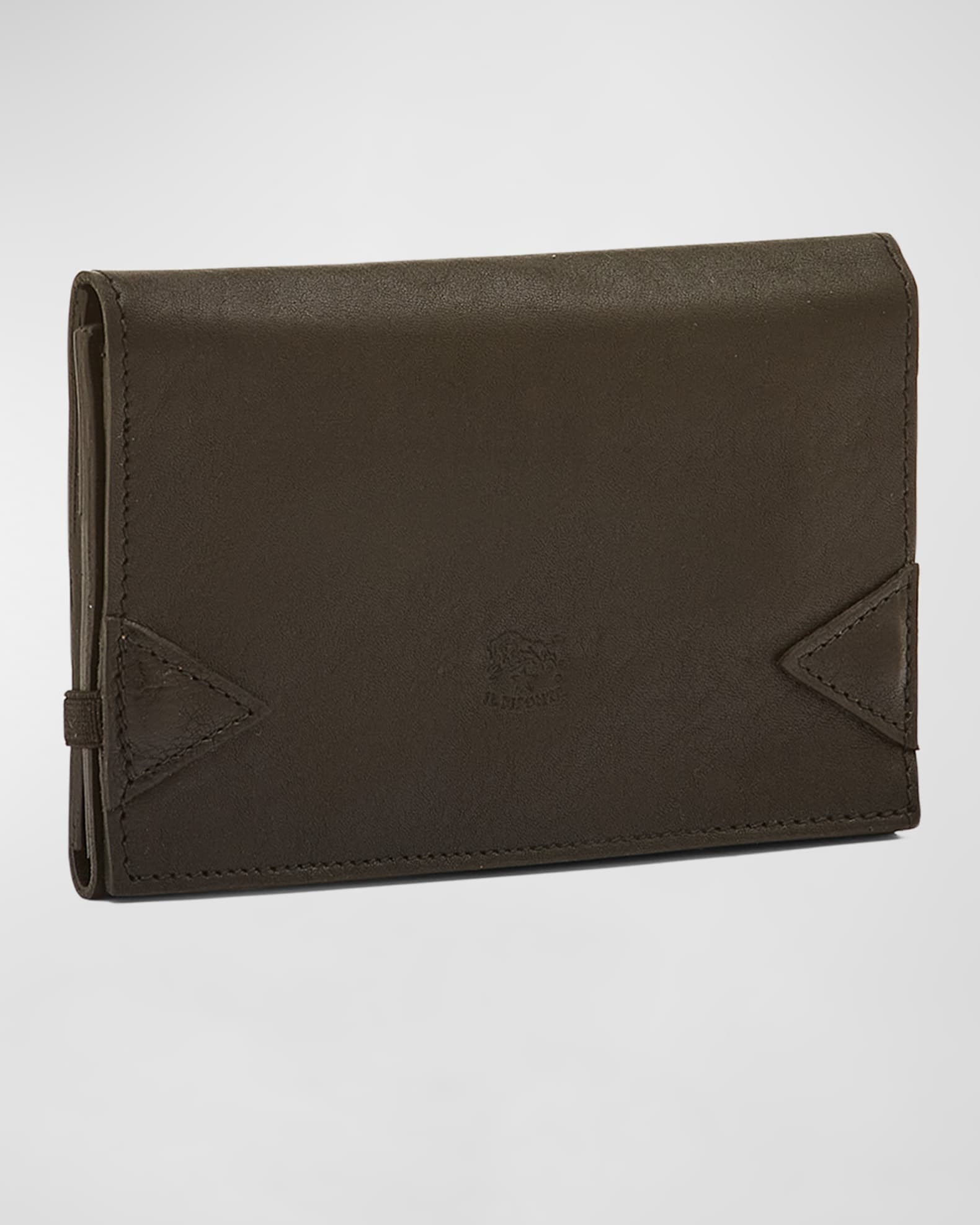 Il Bisonte Men's Elastic Band Trifold Wallet | Neiman Marcus