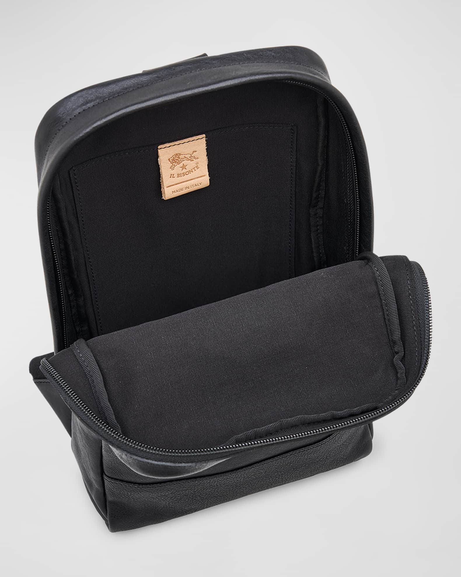 Il Bisonte Men's Cestello Leather Sling Backpack | Neiman Marcus
