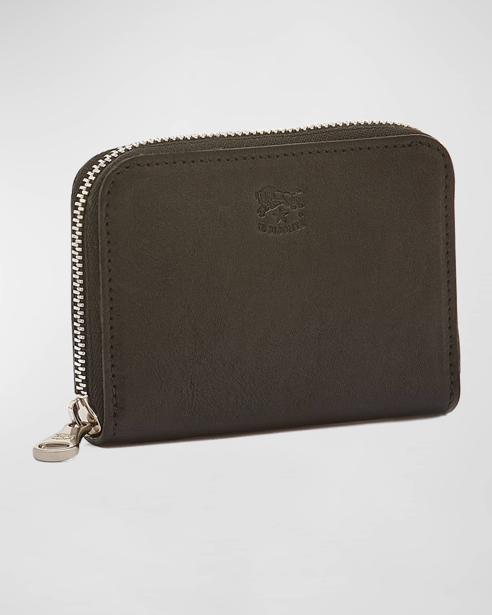 Il Bisonte Men's Cestello Small Leather Zip-Around Wallet | Neiman Marcus