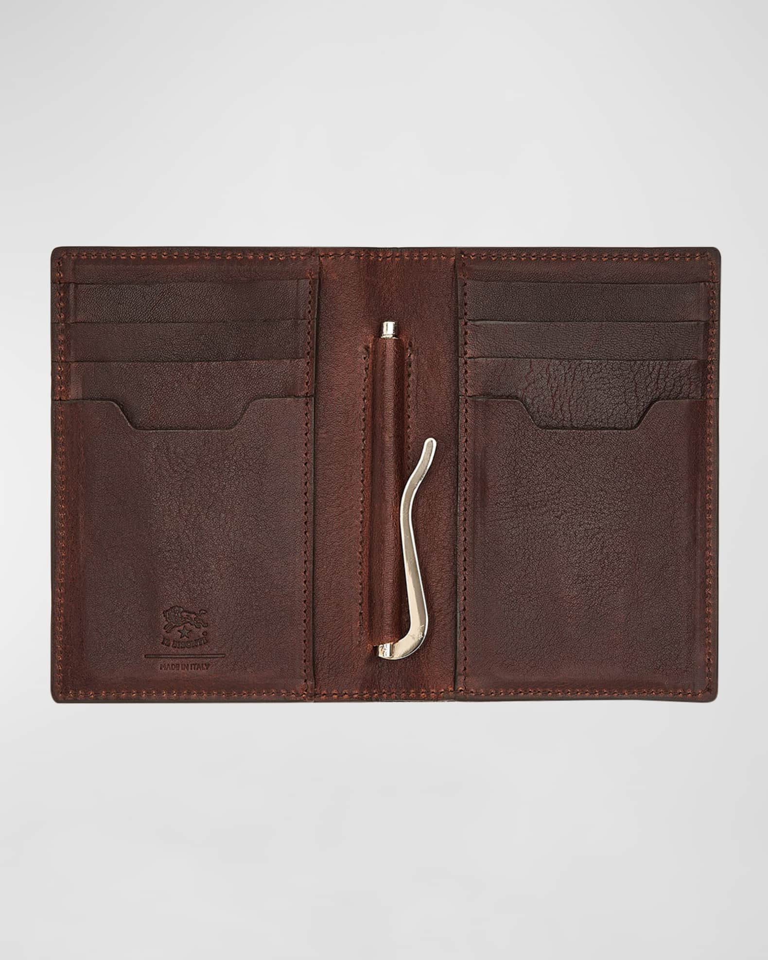 Il Bisonte Men's Cestello Medium Vertical Bifold Wallet | Neiman Marcus