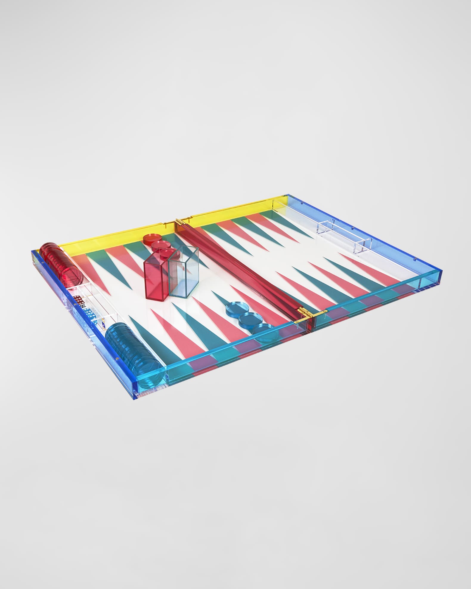 Tizo Lucite Backgammon Set | Neiman Marcus