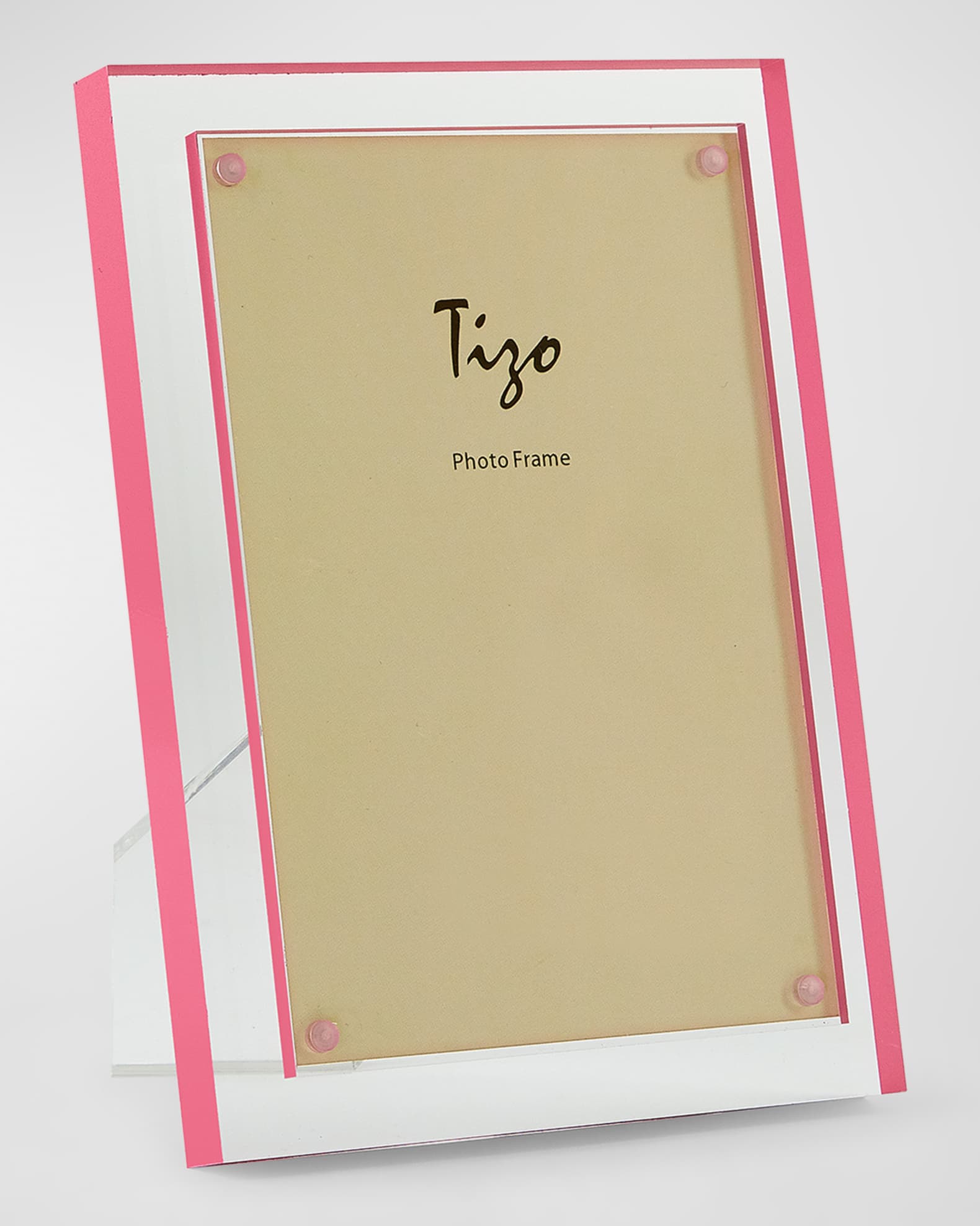 Lucite Frame With Double Border Collection | Neiman Marcus