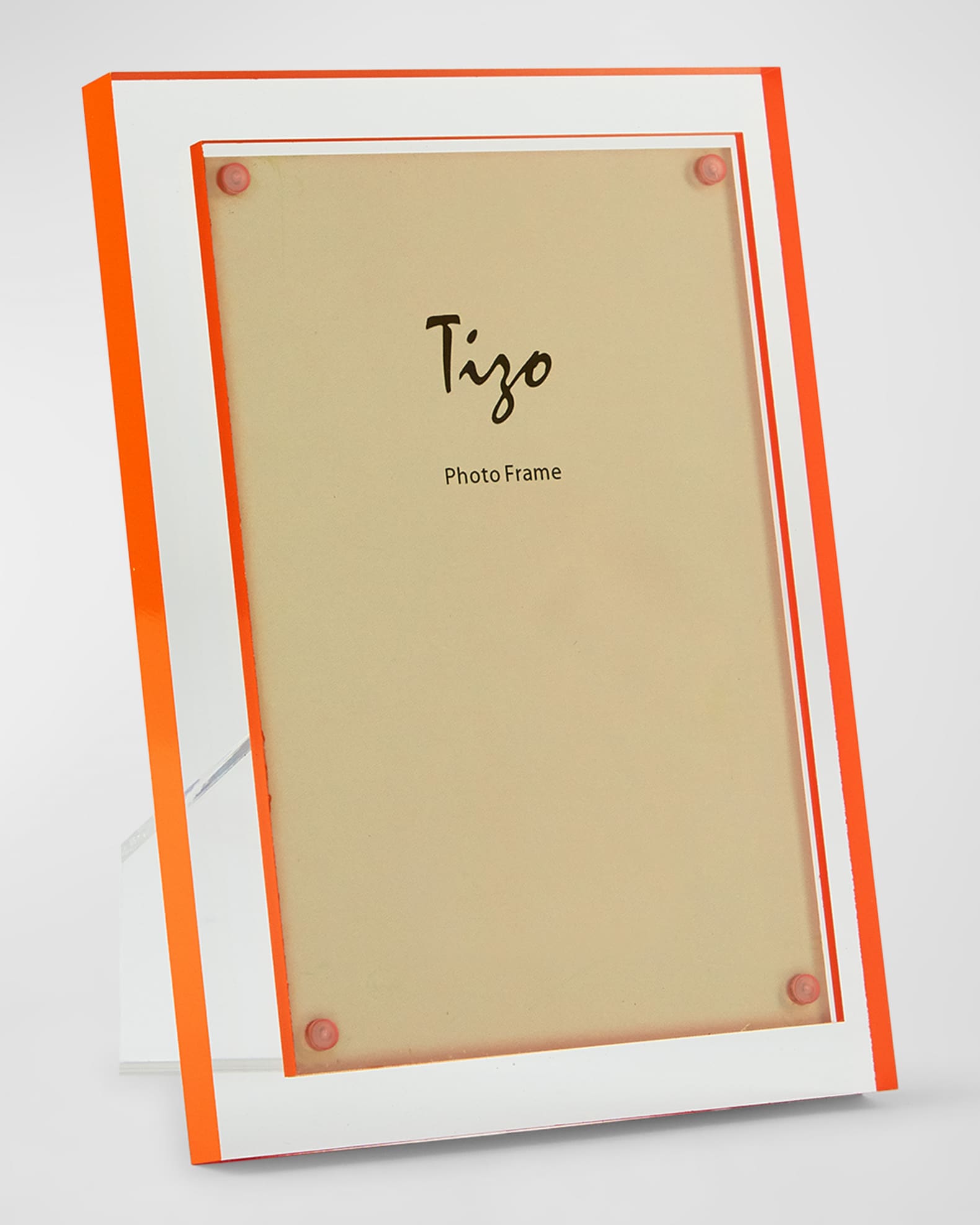 Lucite Frame With Double Border Collection | Neiman Marcus