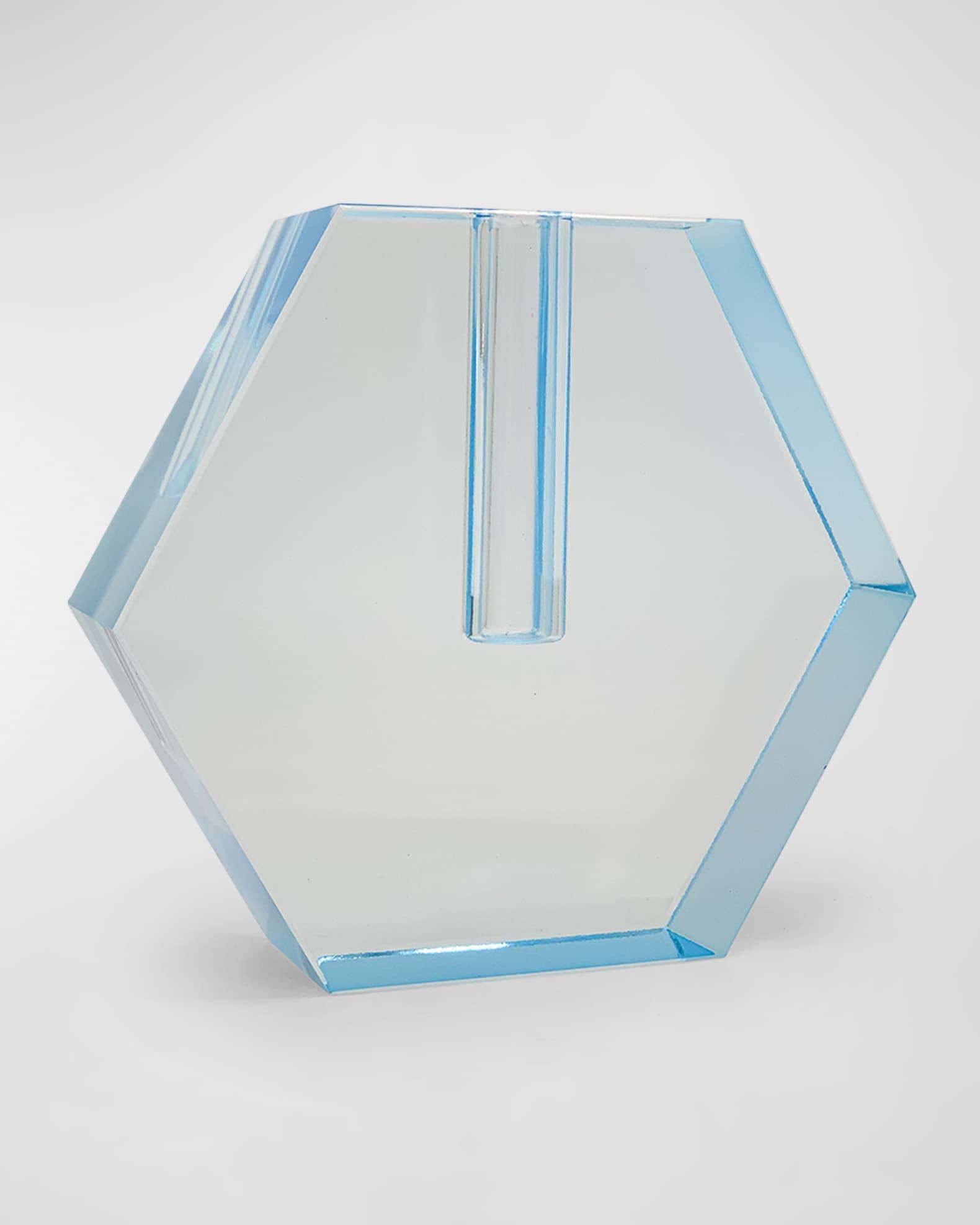 Tizo Crystal Hexagon Vase - Large | Neiman Marcus