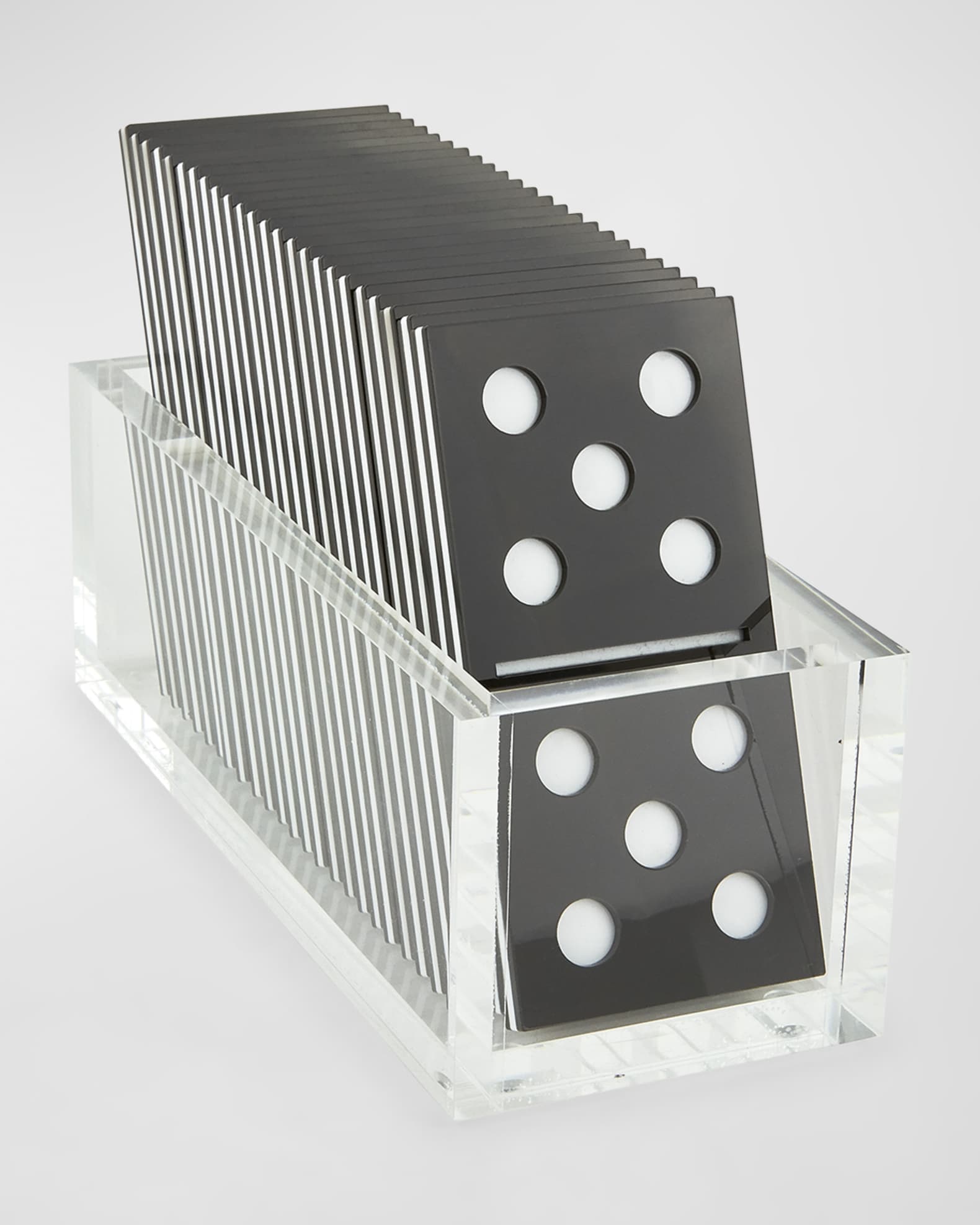 Tizo Large Lucite Domino Set | Neiman Marcus