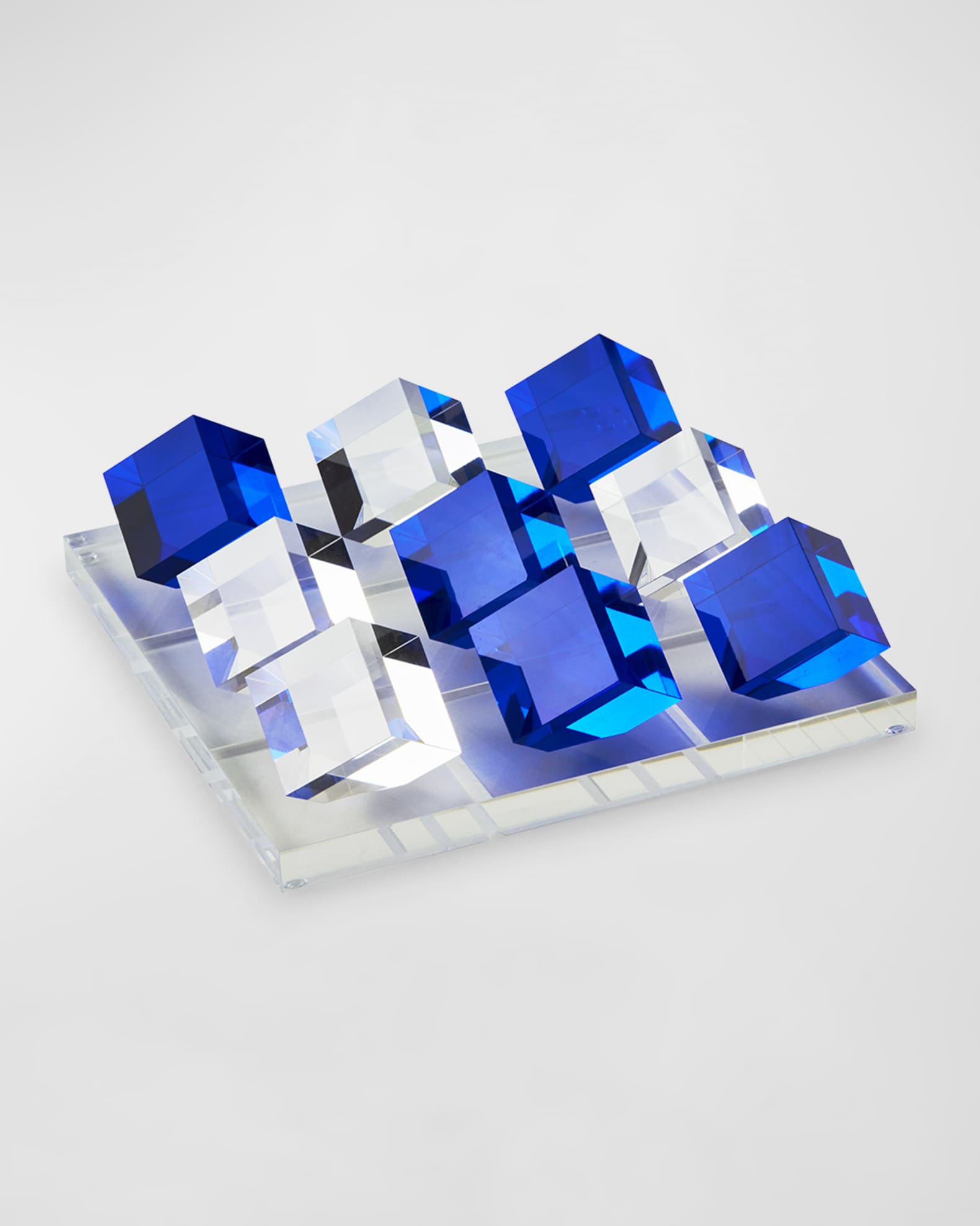 Tizo Lucite Bicolor Tic-Tac-Toe Set | Neiman Marcus