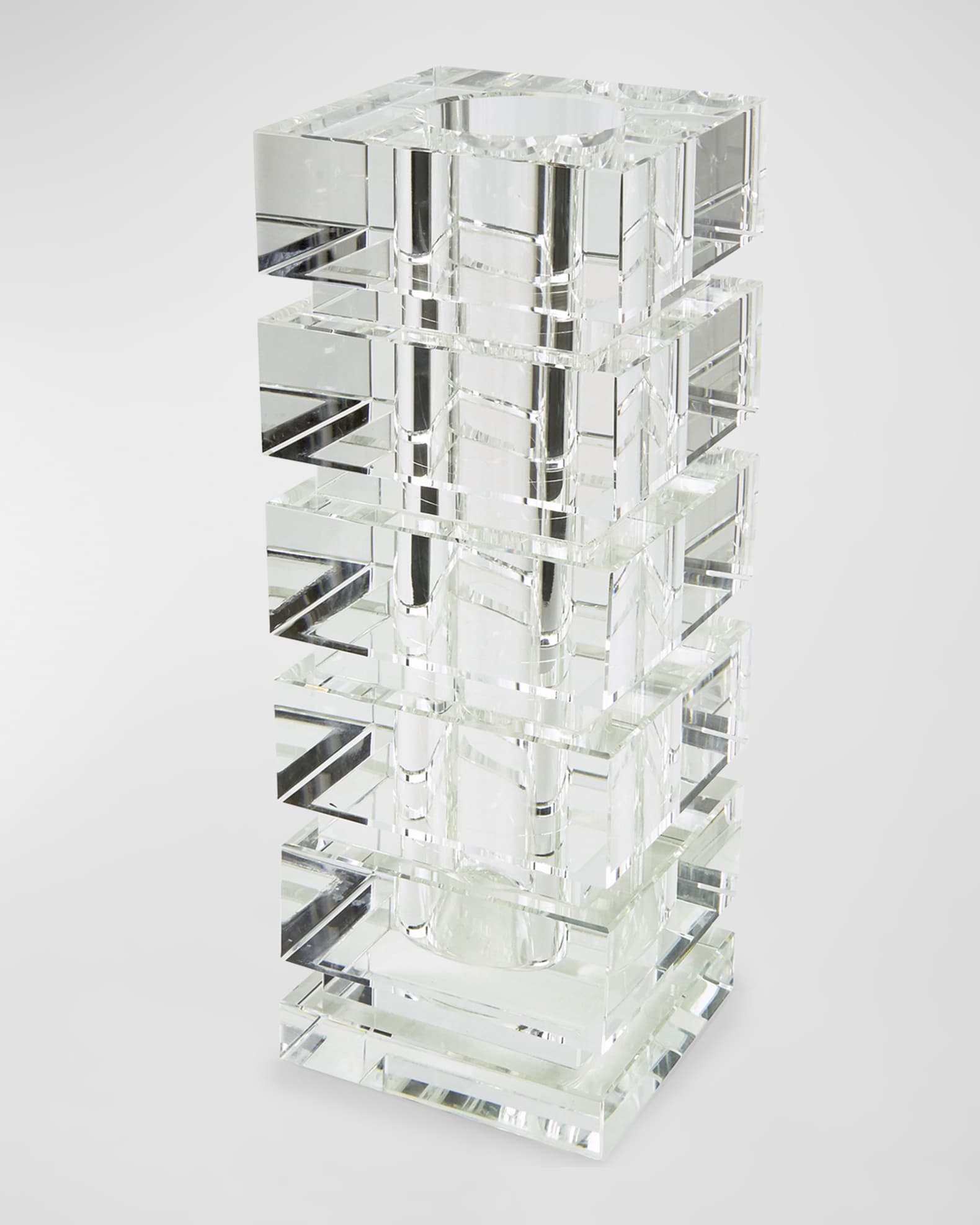 Tizo Clear Cut Crystal Illusion Vase | Neiman Marcus