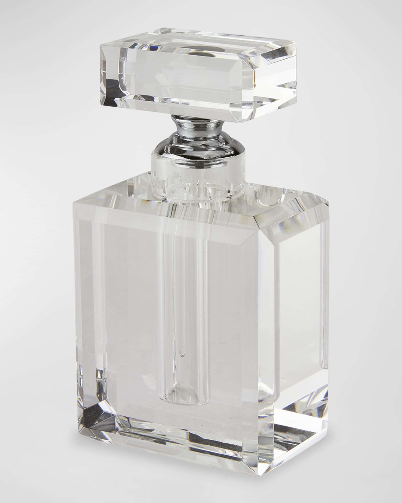 Tizo Clear Crystal Channel Shape Perfume Bottle | Neiman Marcus