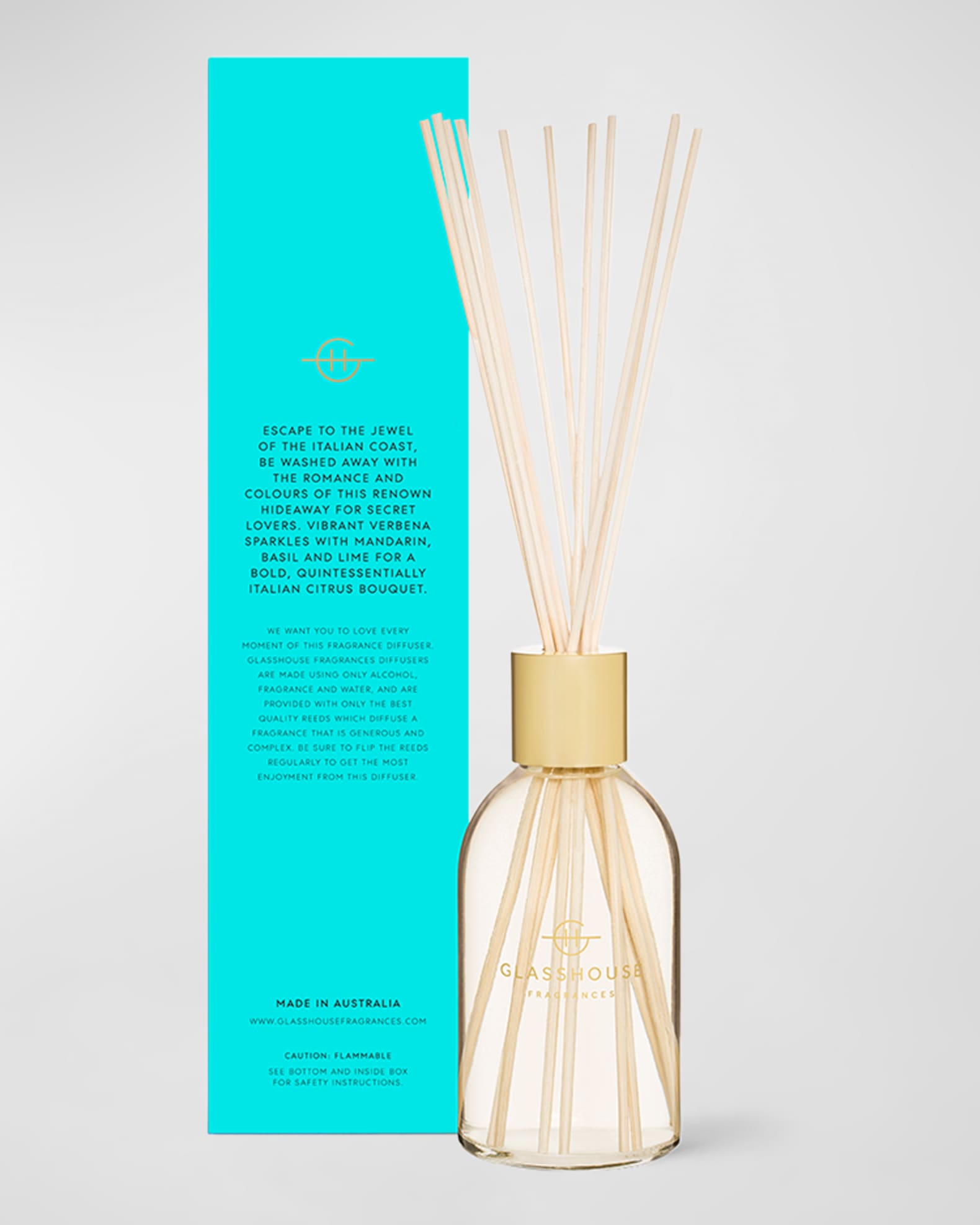 GLASSHOUSE FRAGRANCES Passion In Positano Diffuser, 8.4 oz. | Neiman Marcus