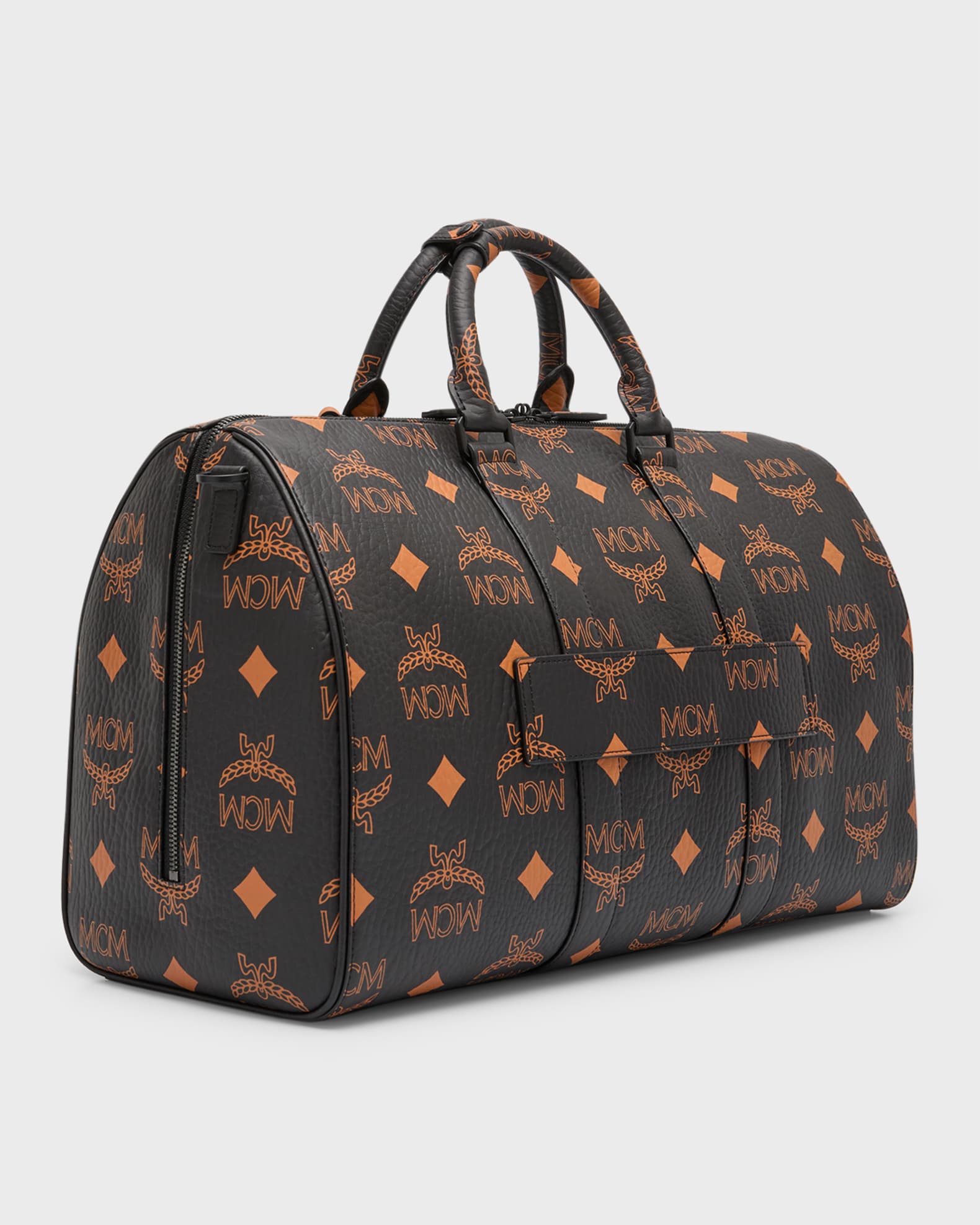MCM Men's Ottomar Leather Weekender Duffel Bag | Neiman Marcus