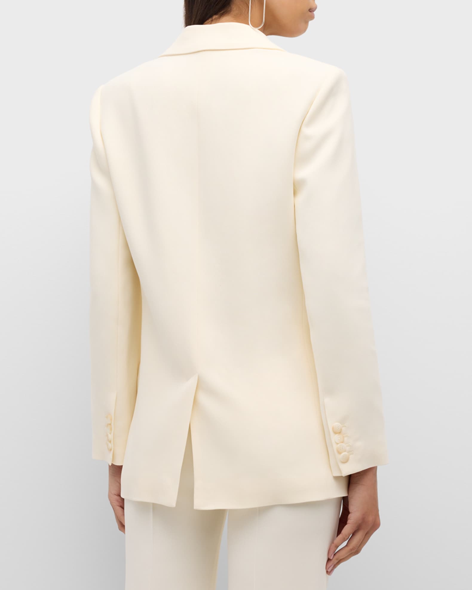Joseph Jackie Single-Breasted Cady Jacket | Neiman Marcus