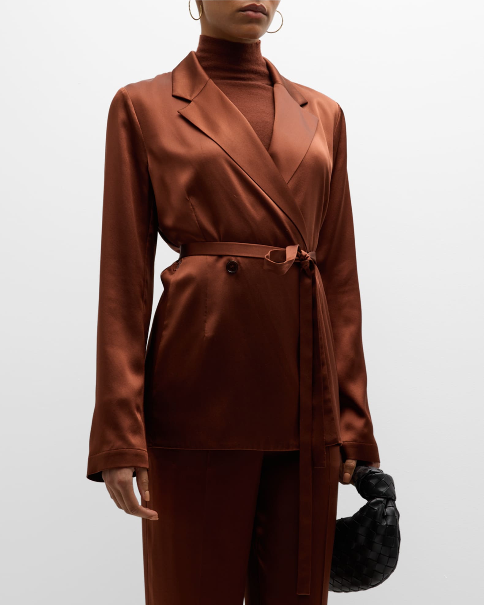 Silk Satin Suit | Neiman Marcus