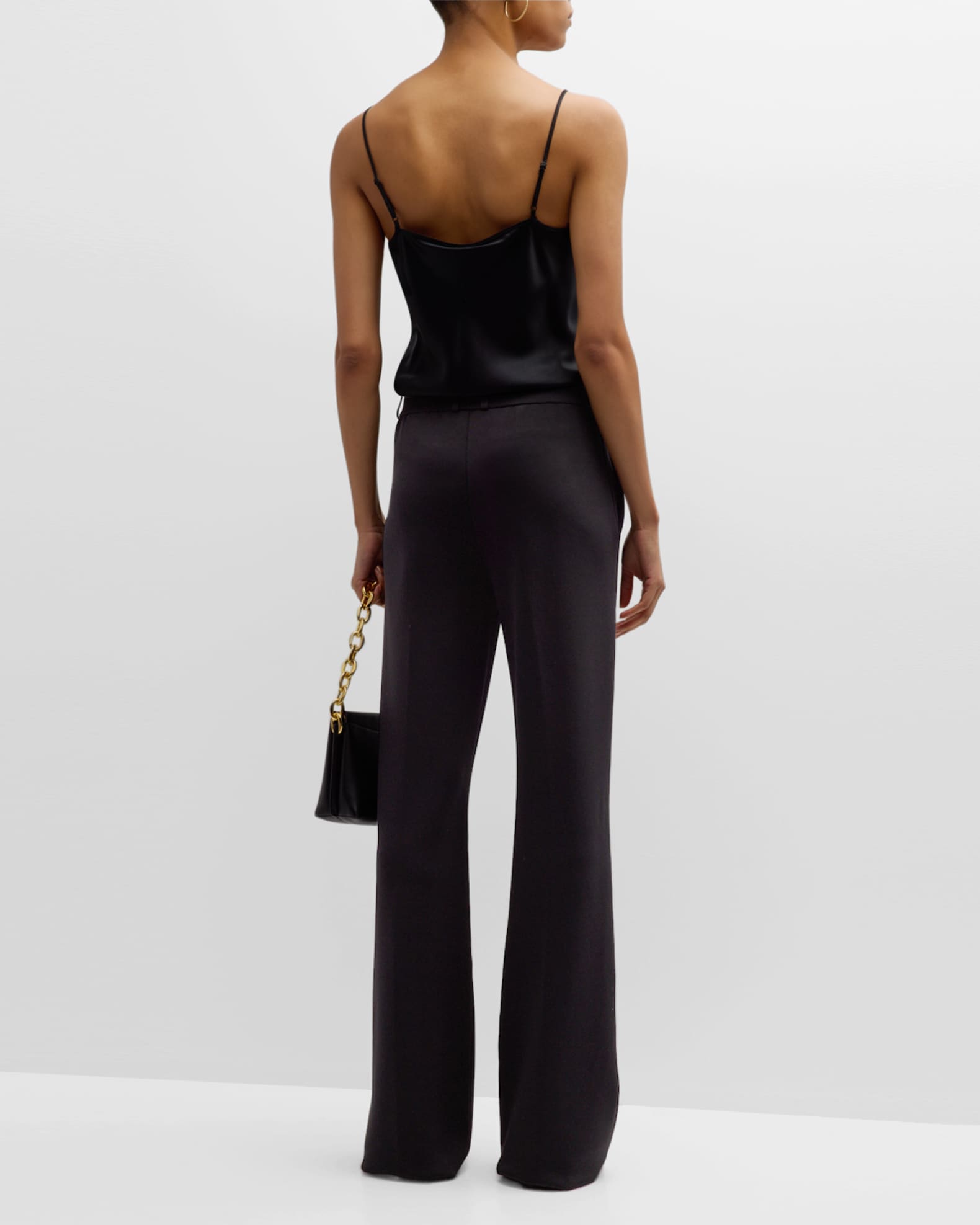 Joseph High-Rise Flare Milano Pants | Neiman Marcus