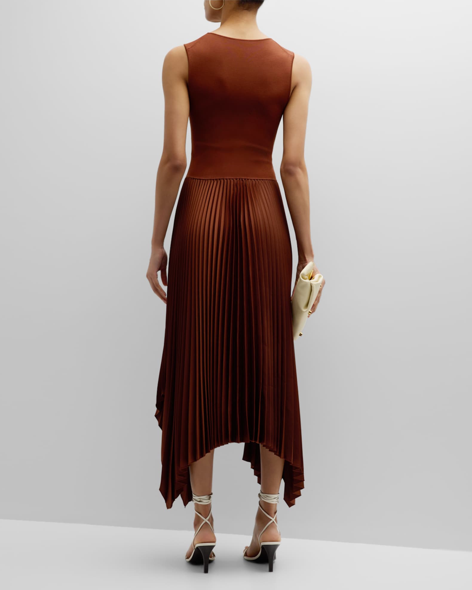 Joseph Dera Pleated Handkerchief Maxi Dress | Neiman Marcus