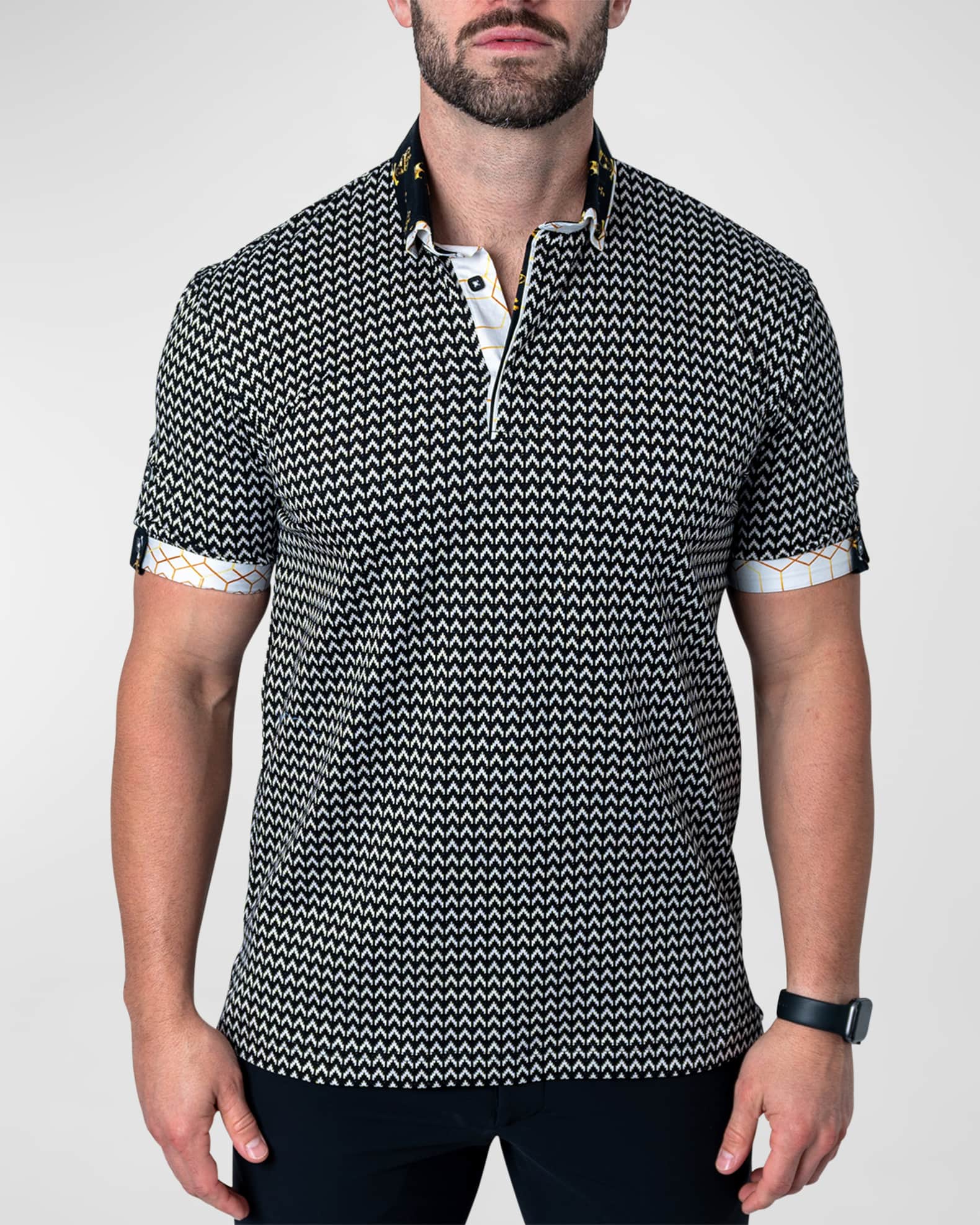 Maceoo Men's Mozart Polo Shirt | Neiman Marcus