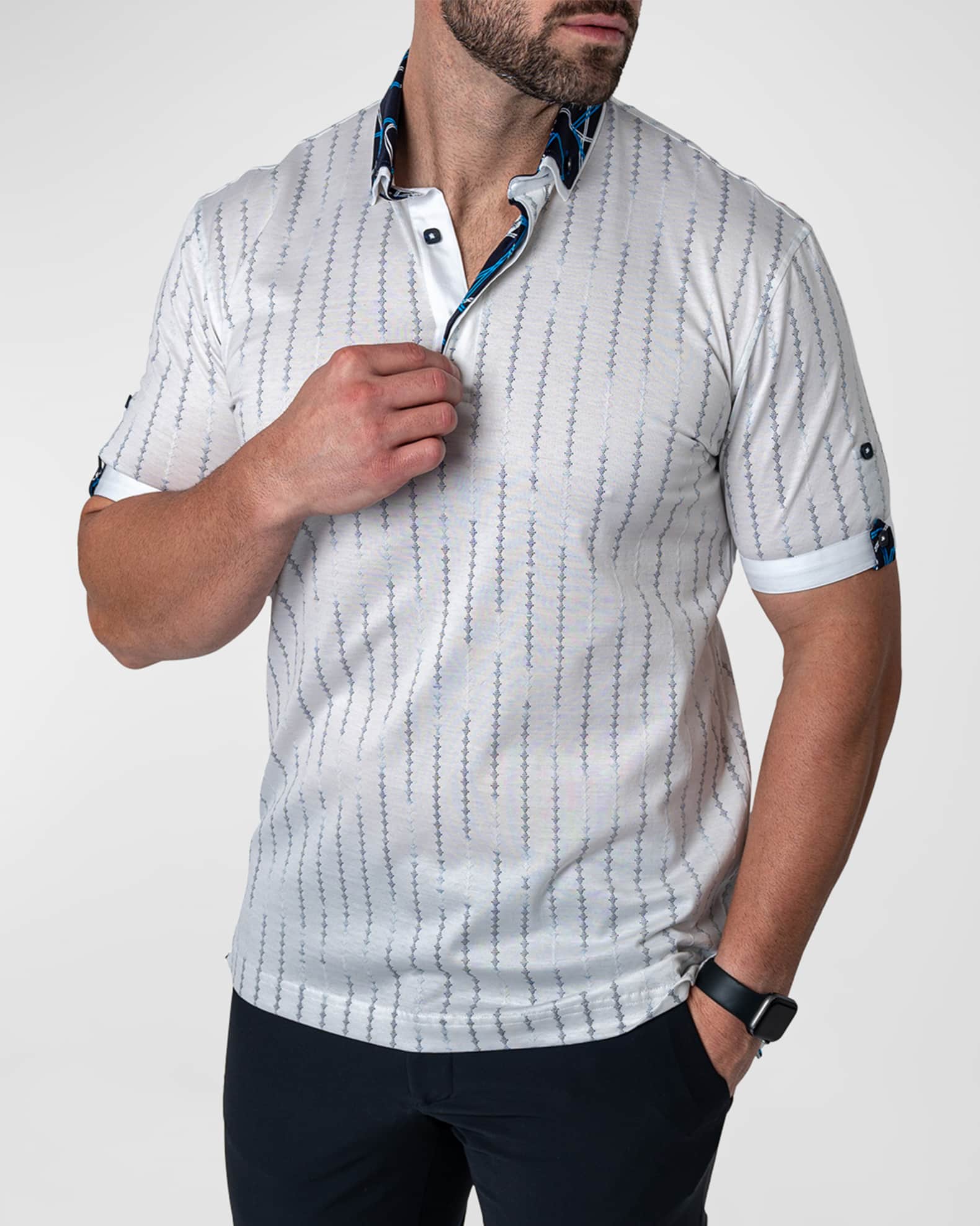 Maceoo Men's Mozart Polo Shirt | Neiman Marcus