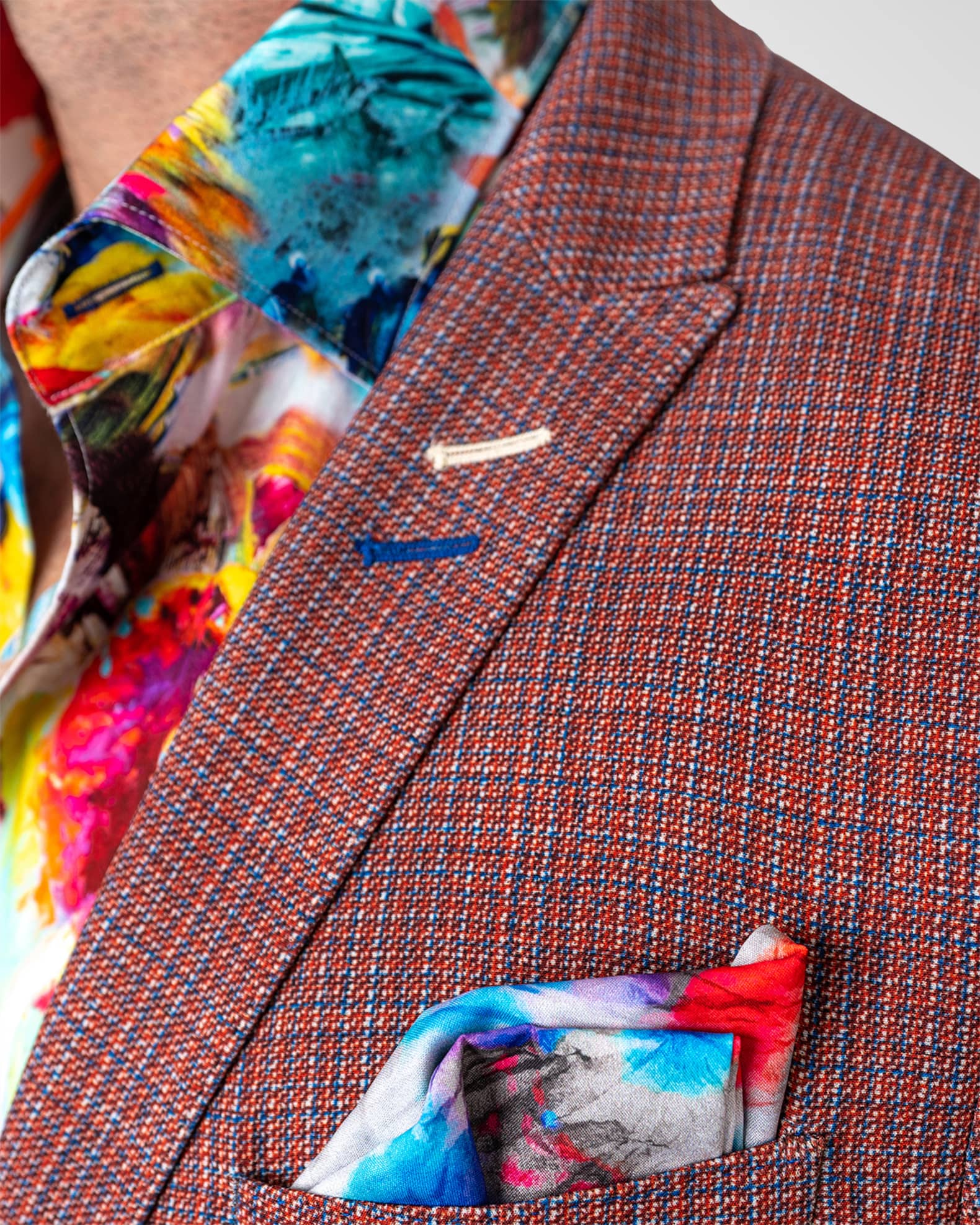 Maceoo Men's Unconstructed Textured Blazer | Neiman Marcus