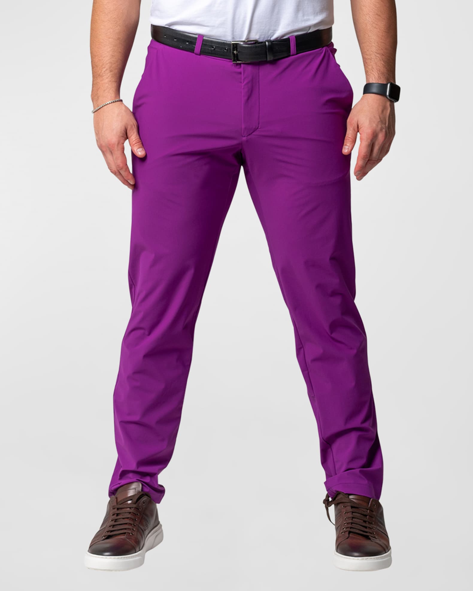 Maceoo Men's Classic Stretch Performance Pants | Neiman Marcus