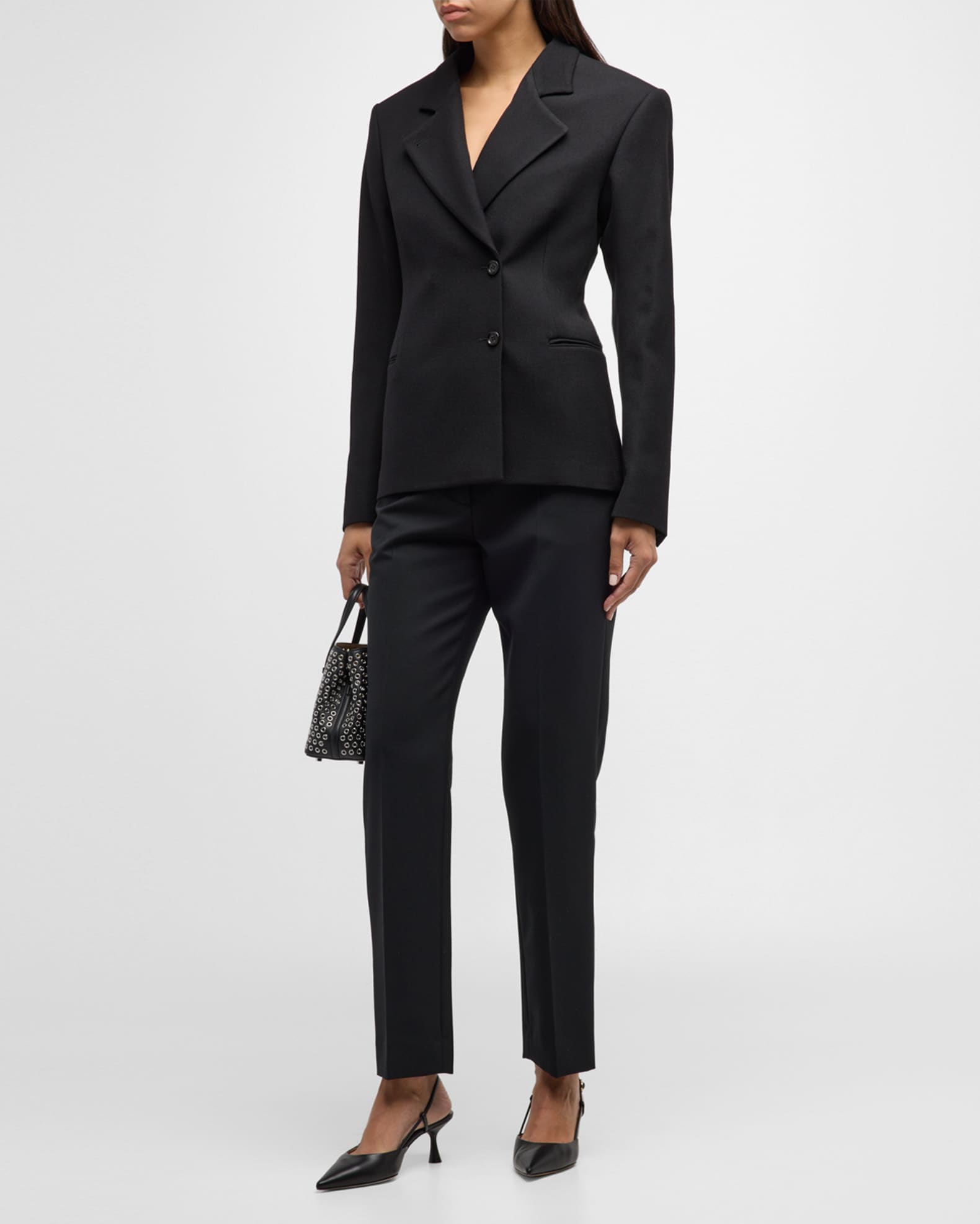 BITE Studios Credo Double-Breasted Blazer Jacket | Neiman Marcus