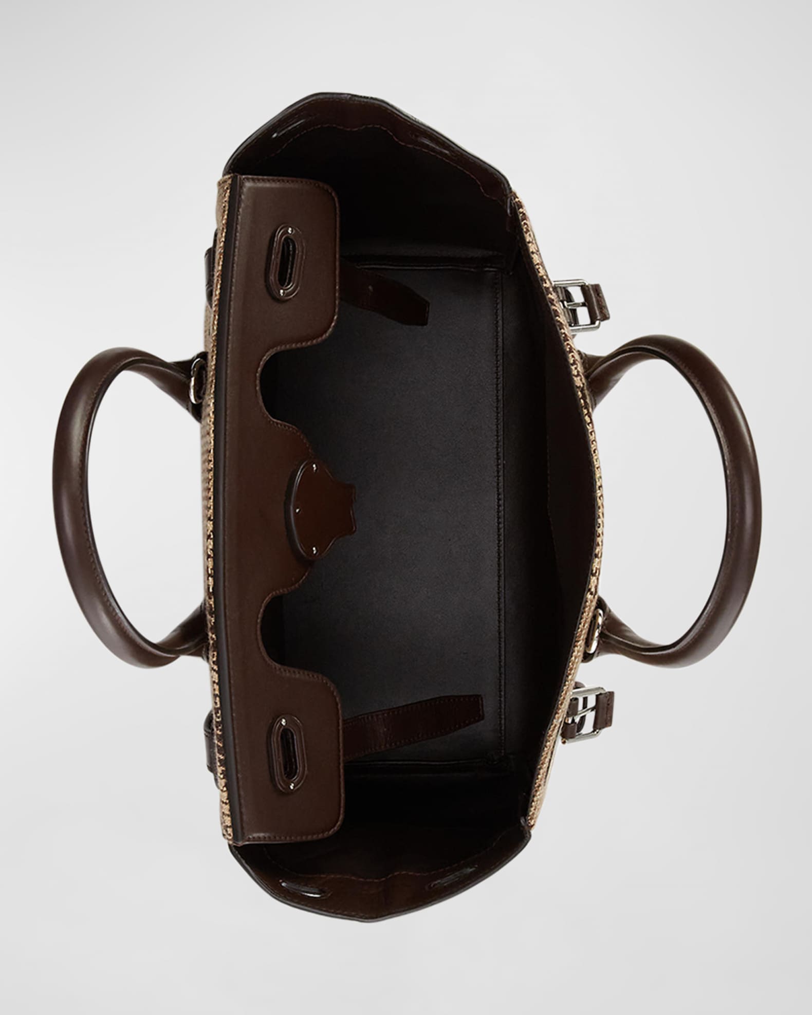 Ralph Lauren Collection Ricky 33 Suit Patchwork Top-Handle Bag | Neiman ...