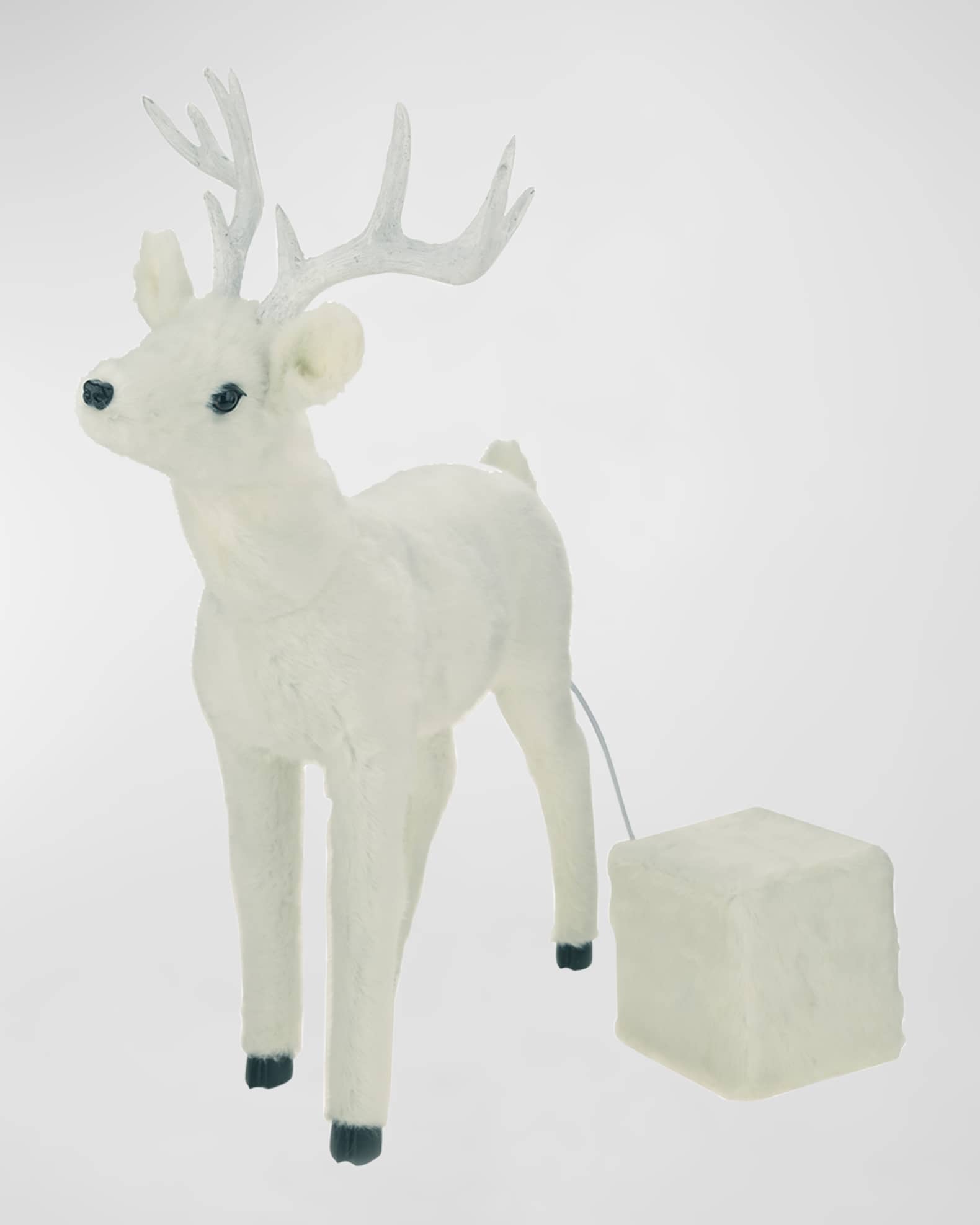 Mark Roberts Mechanical Deer Head Down, 32" | Neiman Marcus