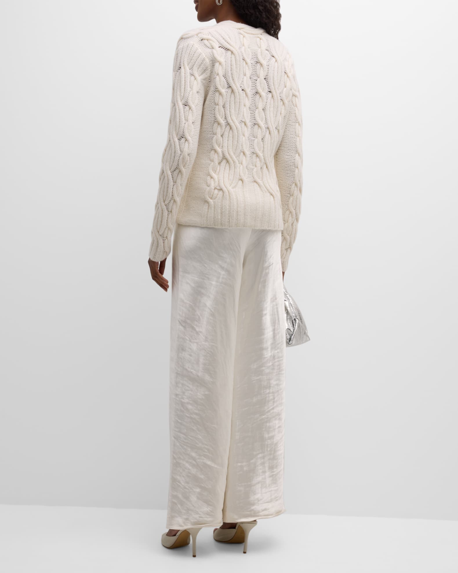 TSE Cashmere Cashmere Cable-Knit Cardigan | Neiman Marcus