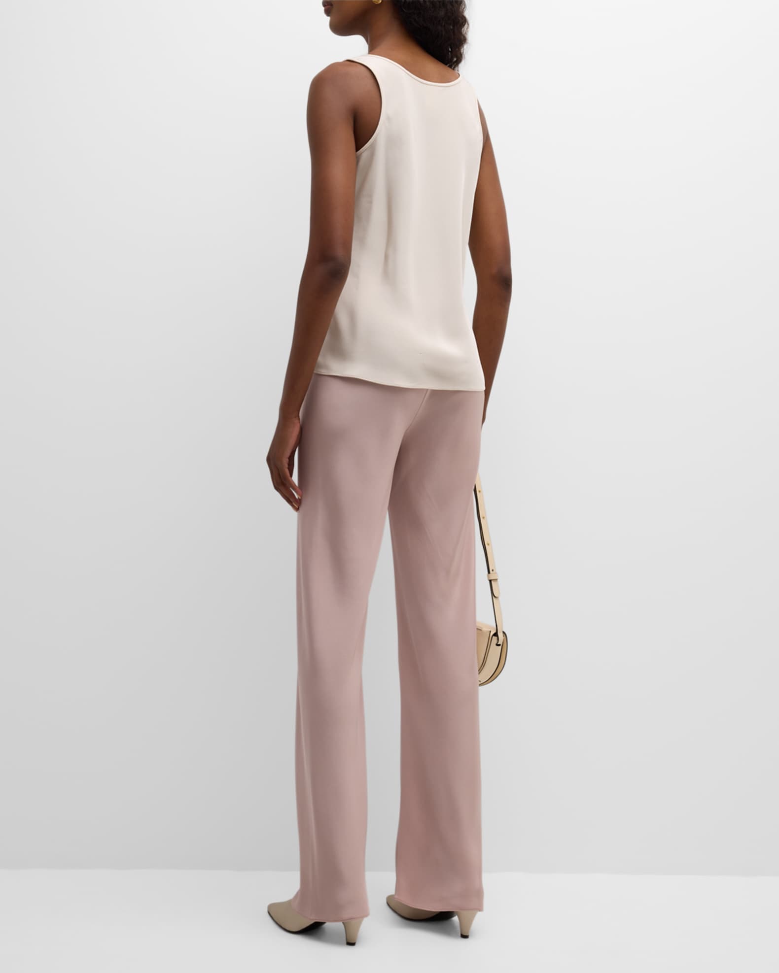TSE Cashmere Silk Scoop-Neck Tank | Neiman Marcus