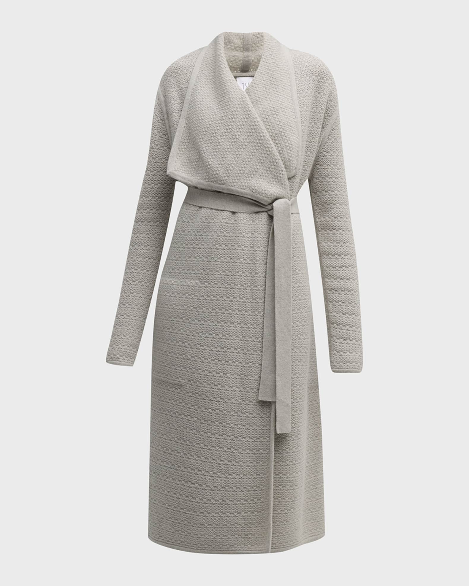 TSE Cashmere Cashmere Textured Open-Front Cardigan | Neiman Marcus